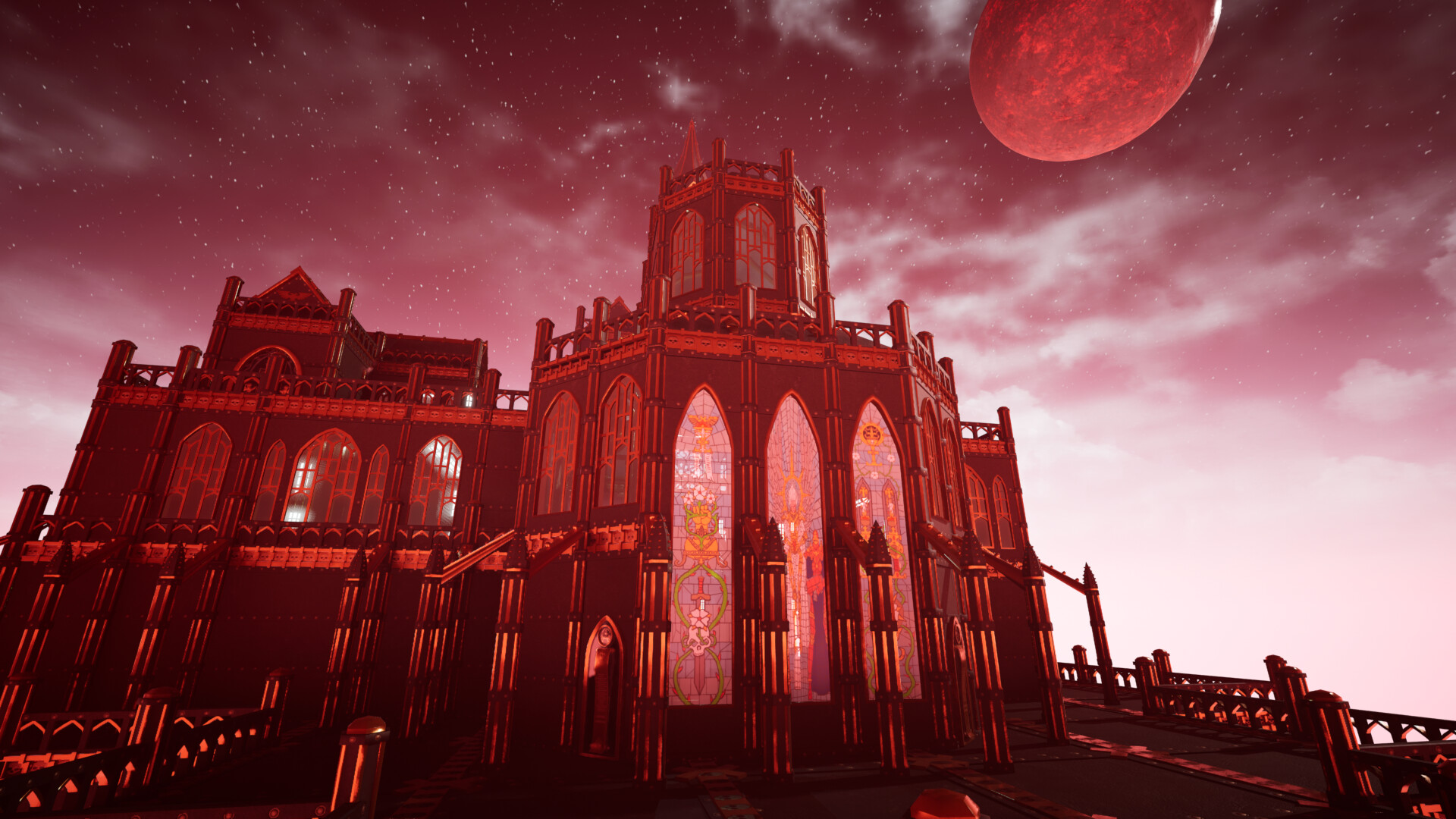 Robin Hein - Saint Celestine Cathedral Warhammer 40k Fanart