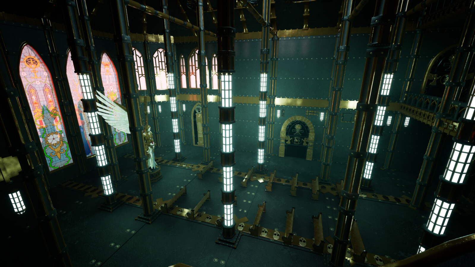 Robin Hein - Saint Celestine Cathedral Warhammer 40k Fanart