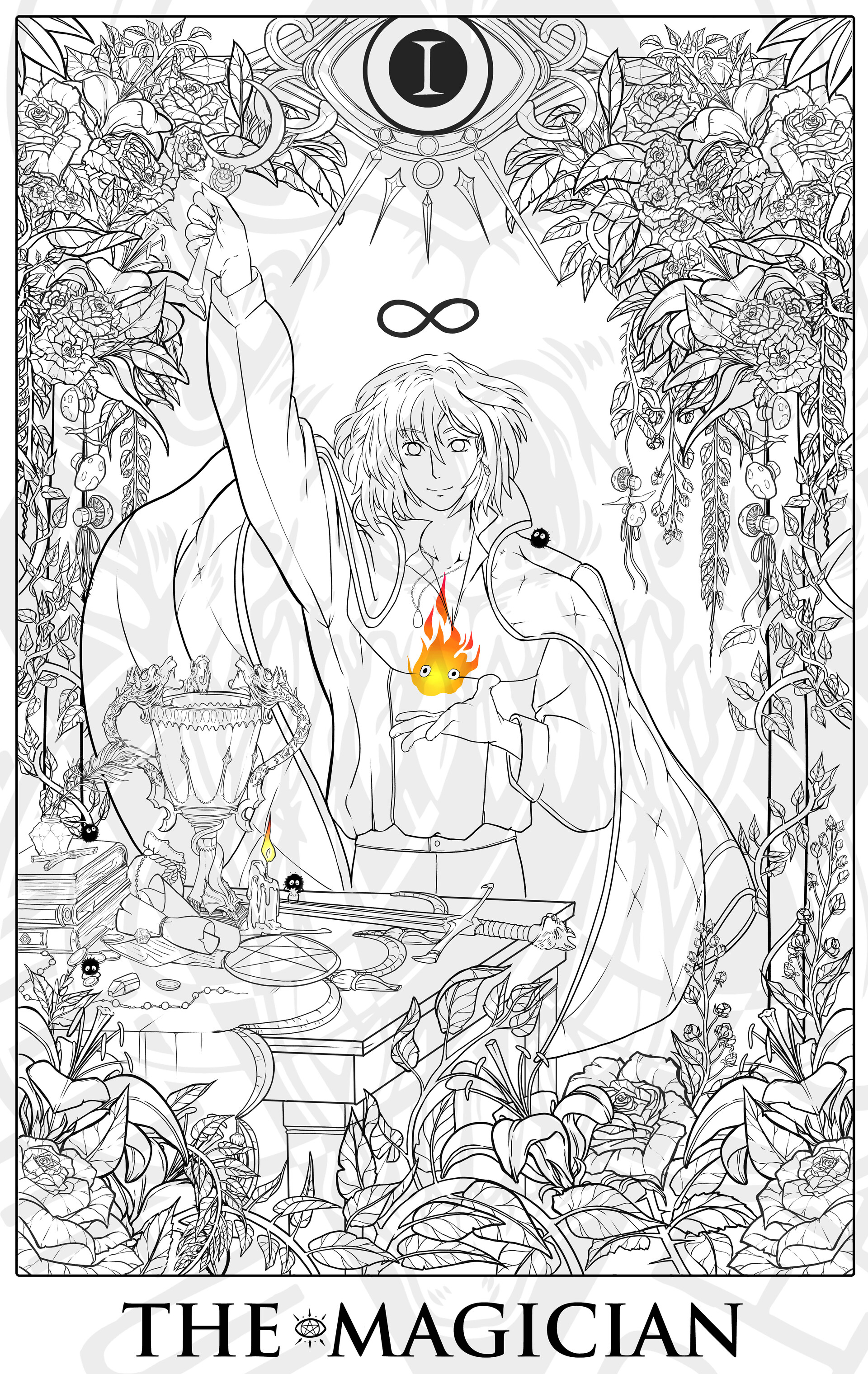 Beautiful Beasties - The Magician Tarot Card