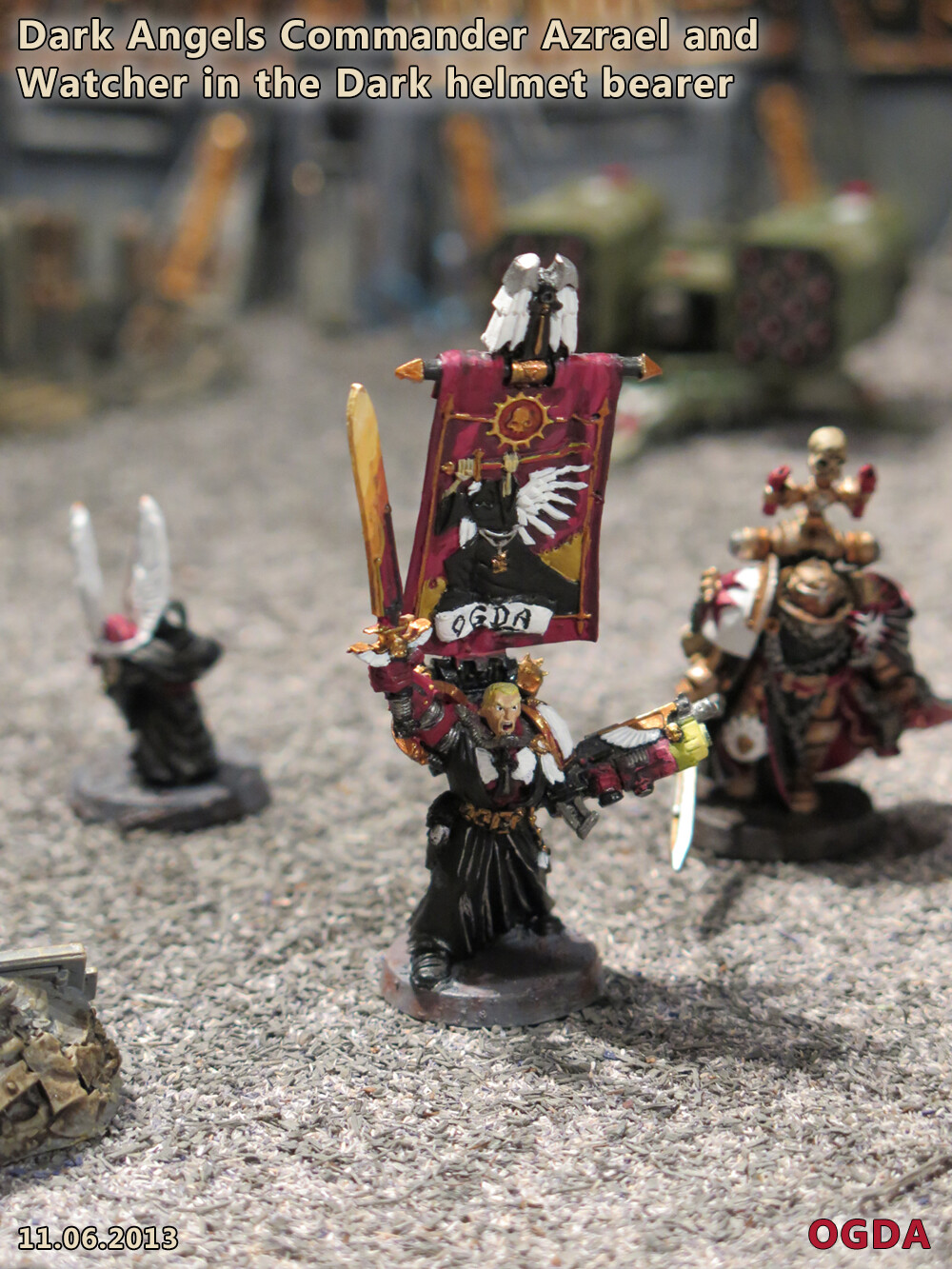 ArtStation - Dark Angels Commander Azrael and Watcher in the Dark ...