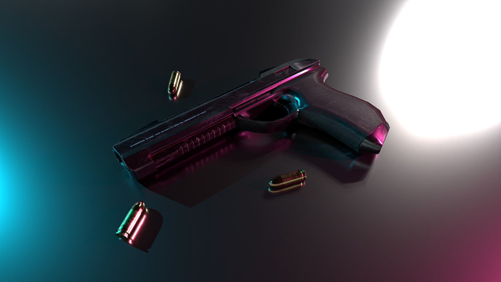 ArtStation - Futuristic Chinese Gun