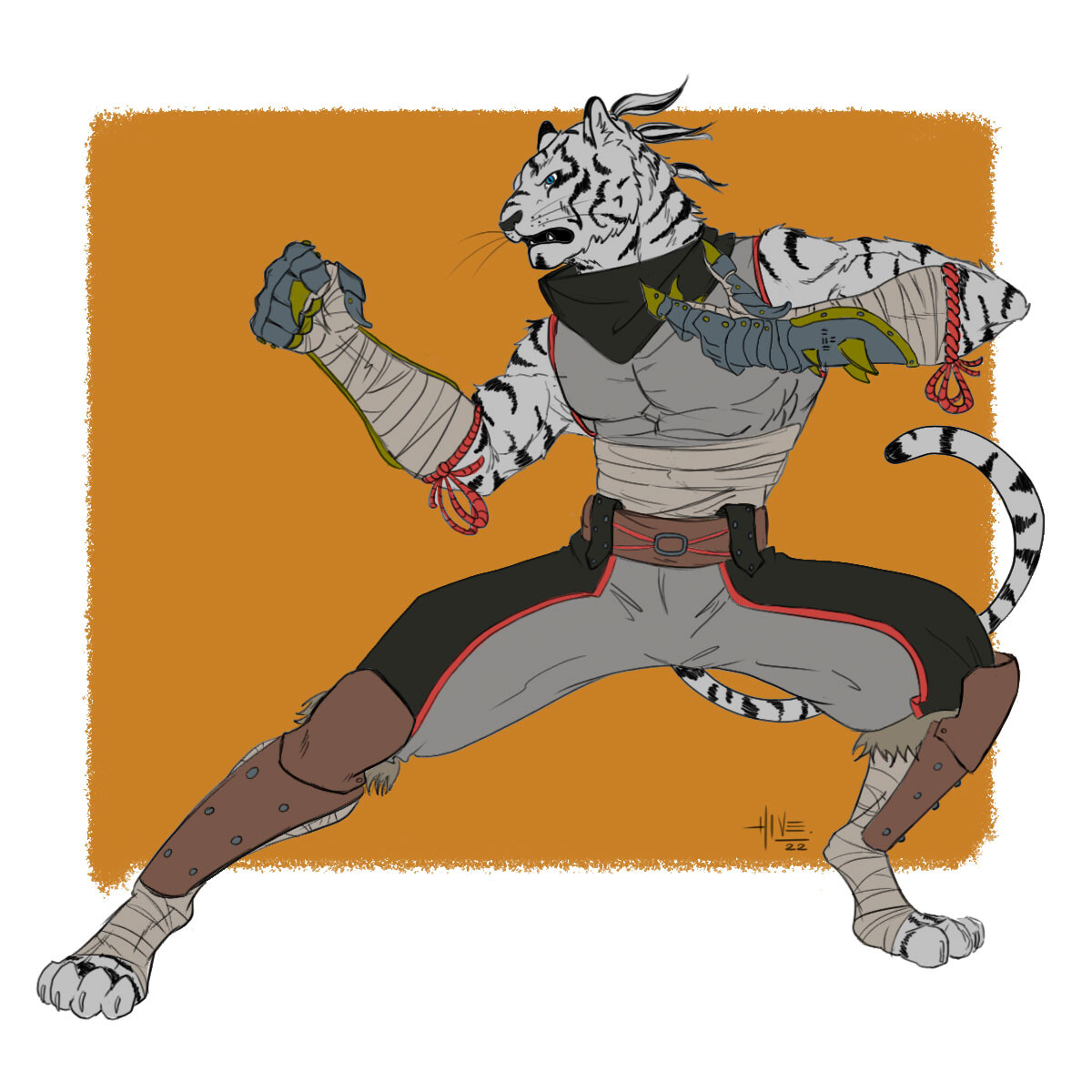 ArtStation - D&D Character - Erebos, the Tabaxi Monk