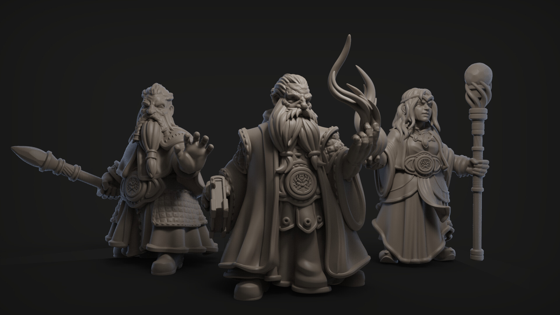 ArtStation - Dwarf War Wizard Regim