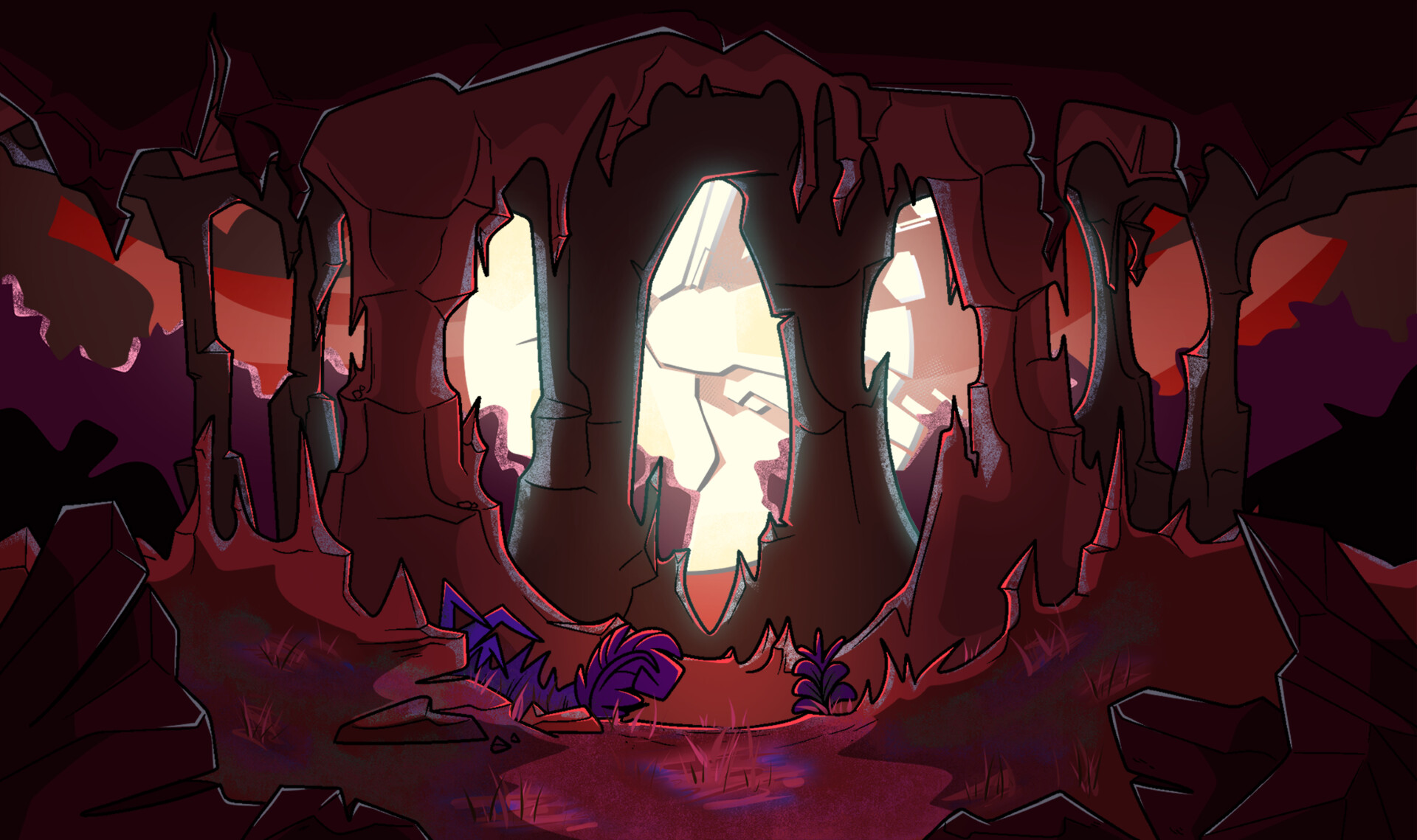 Ann Keeling - Livid Lycanthrope - Environment Illustrations