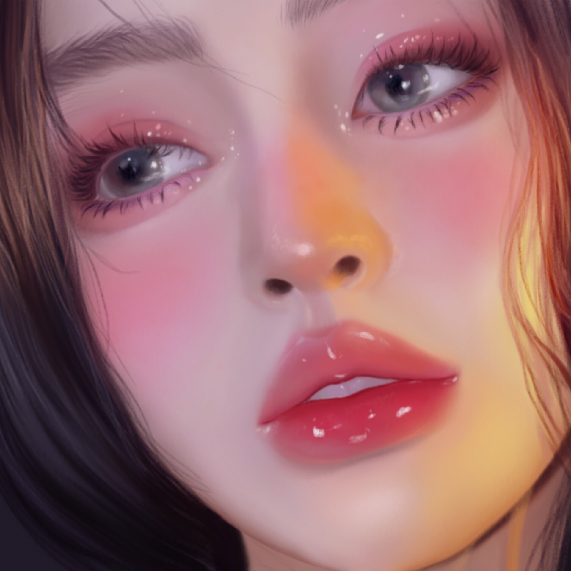 ArtStation - Close Up Portrait 1