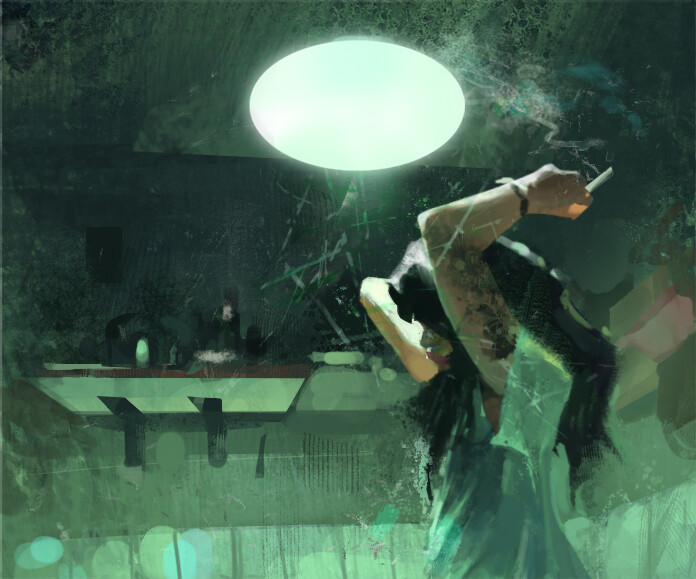 Bonnie Huh - Smoking girls