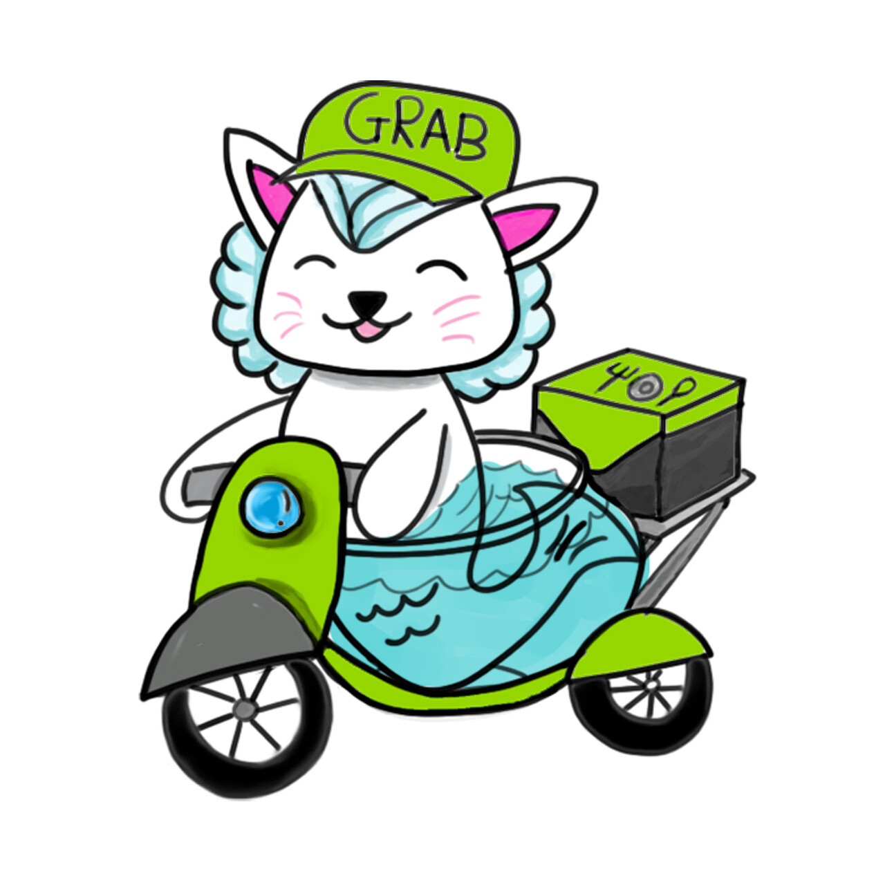 ArtStation - SG Food Delivery Mascot
