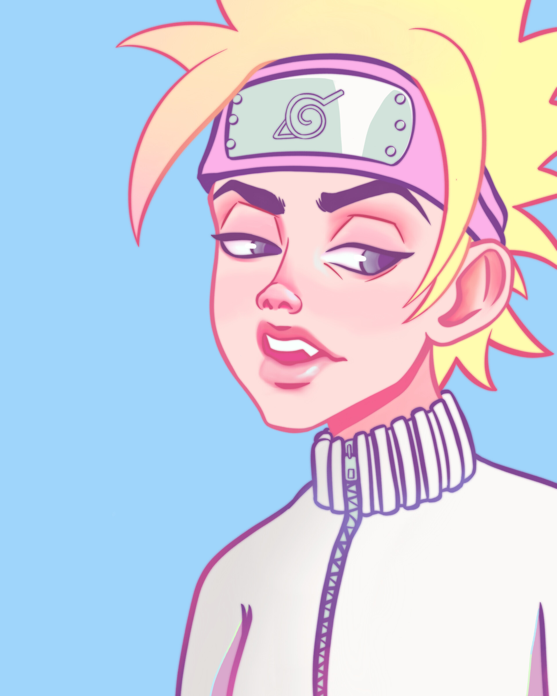 ArtStation - naruto girl version