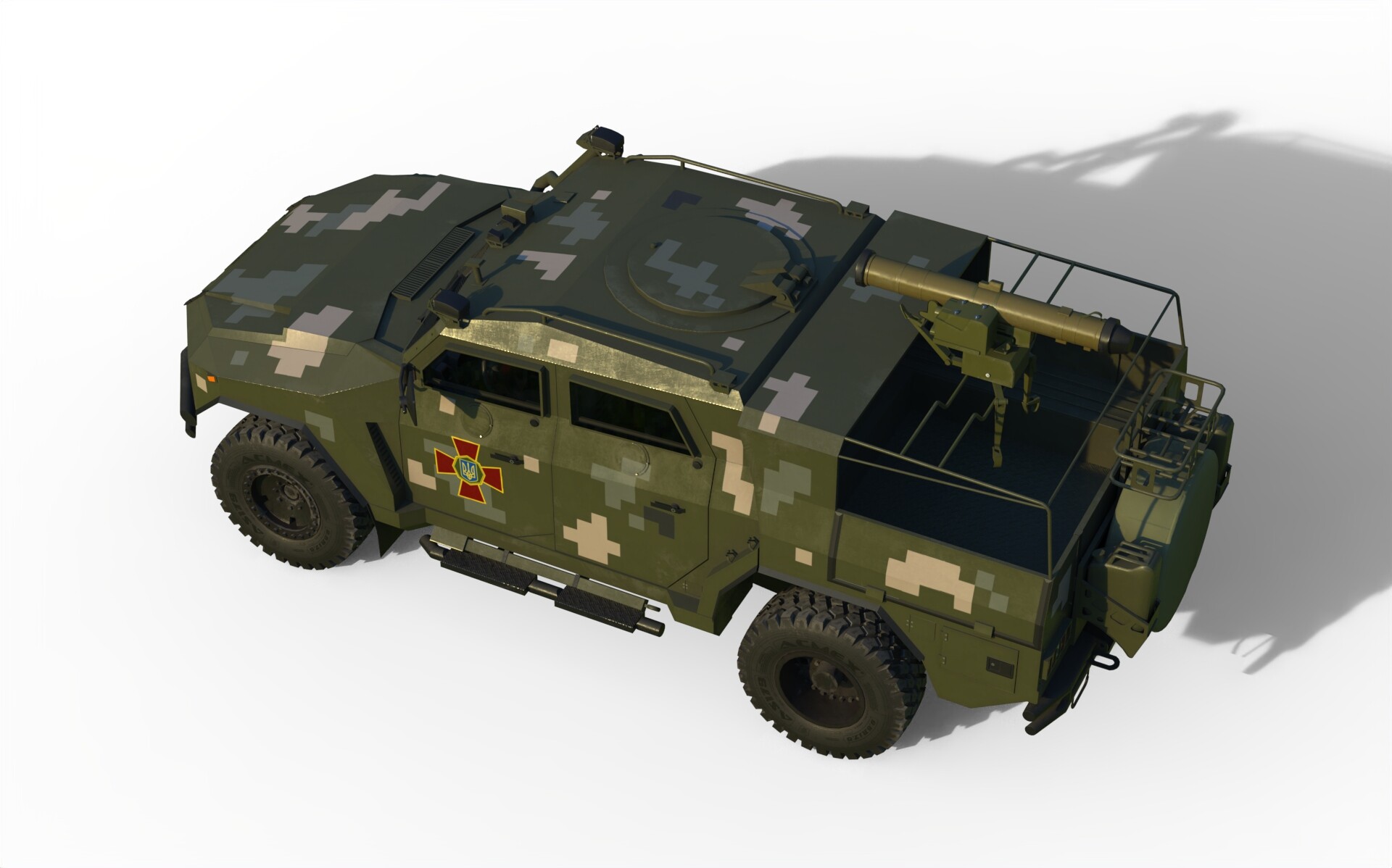Tim Samedov - Novator light armoured vehicle Stugna P 3D model