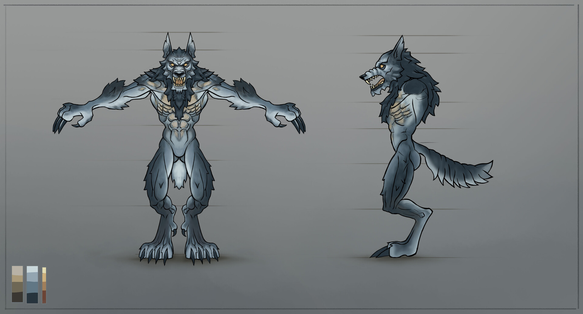 ArtStation - Werewolf concept
