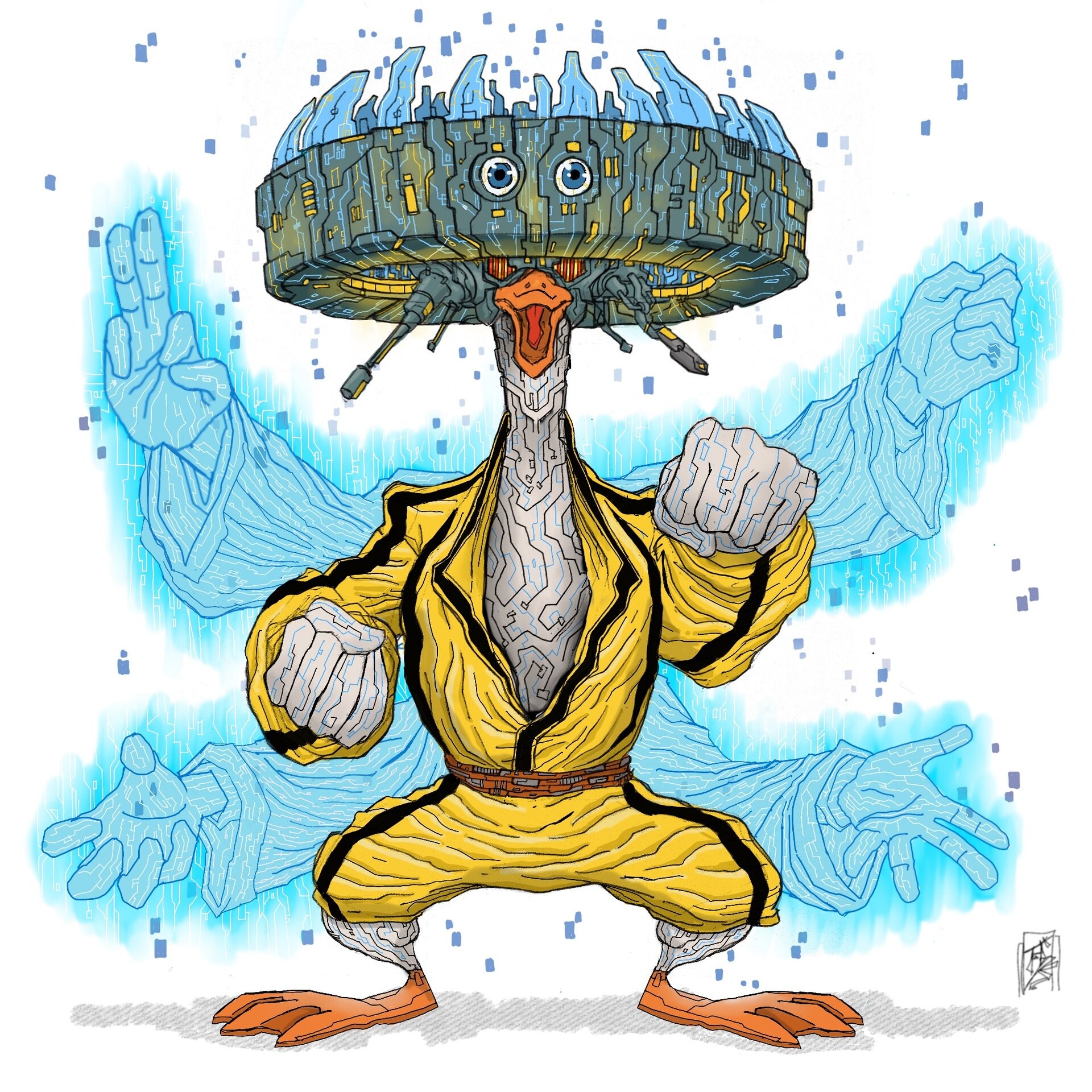 ArtStation - Karate duck