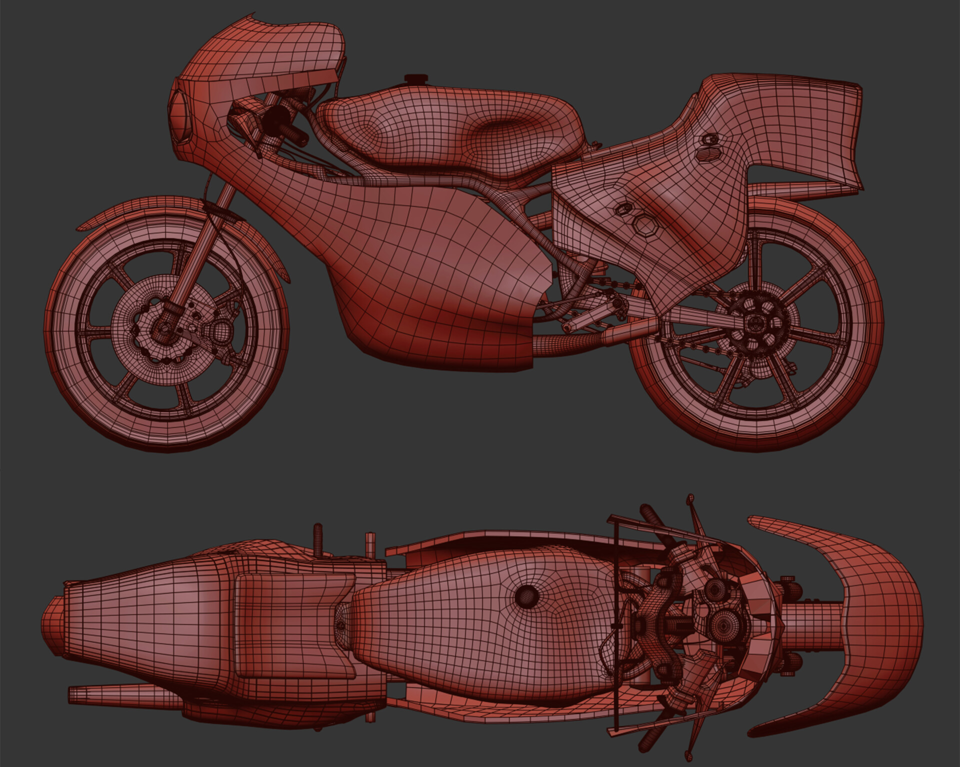 Enola Rivière - Kawasaki KR250 3D Model