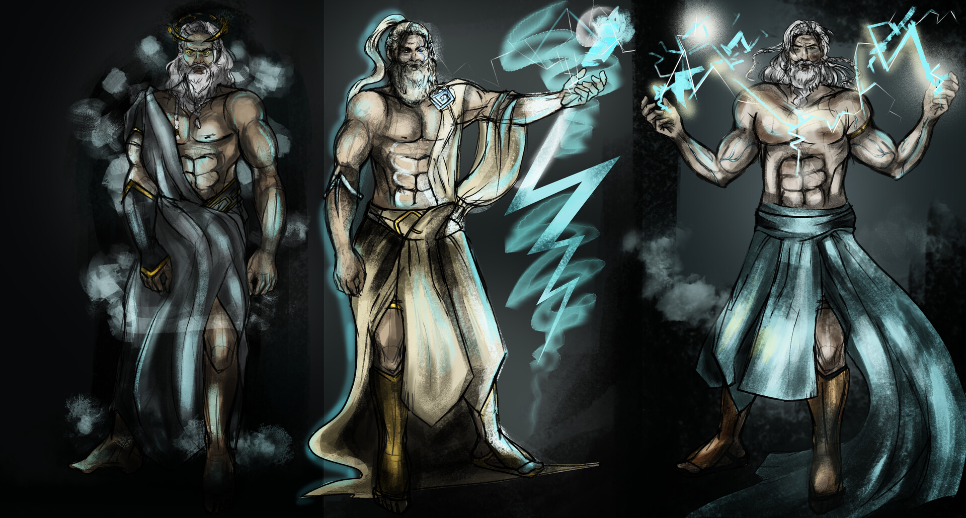 ArtStation - deities concept art