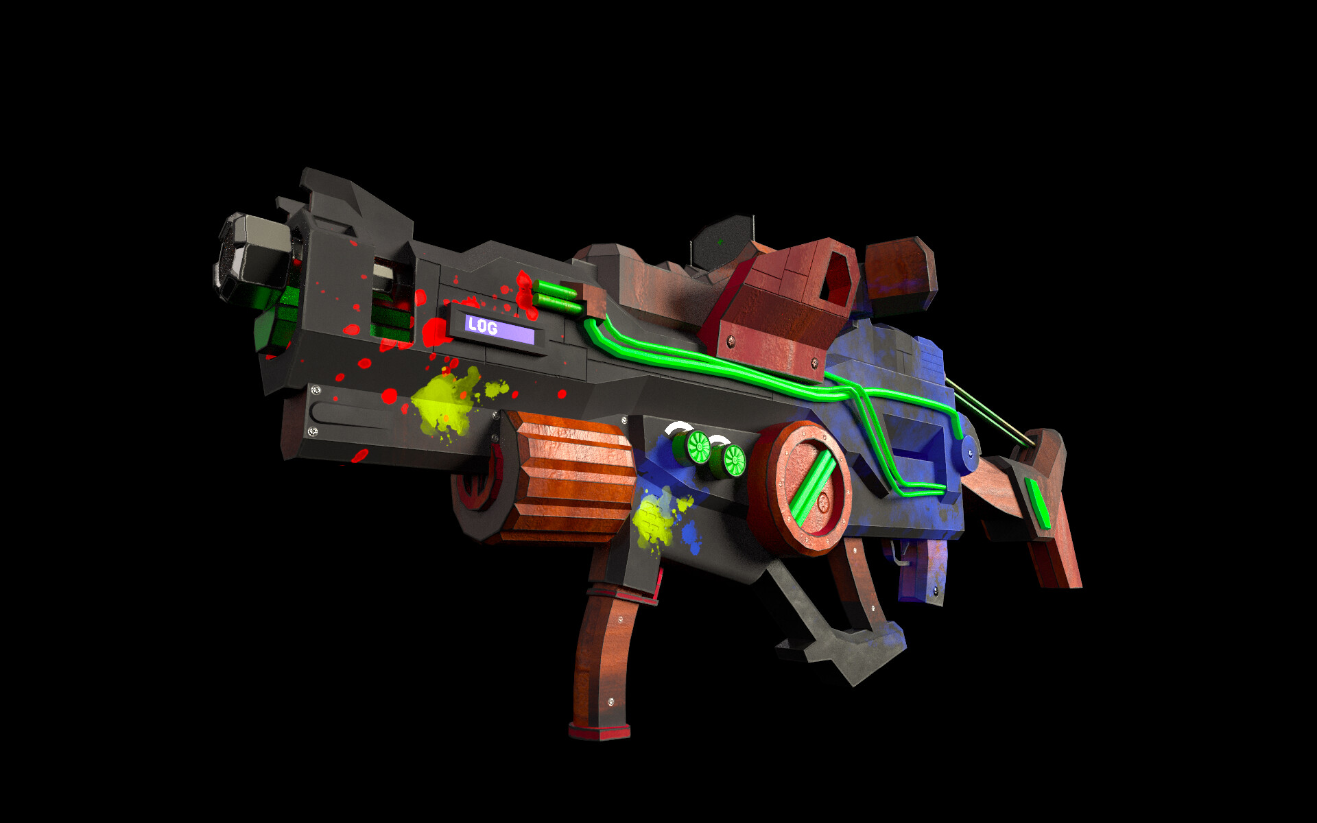 ArtStation - Concept Game Ready Gun