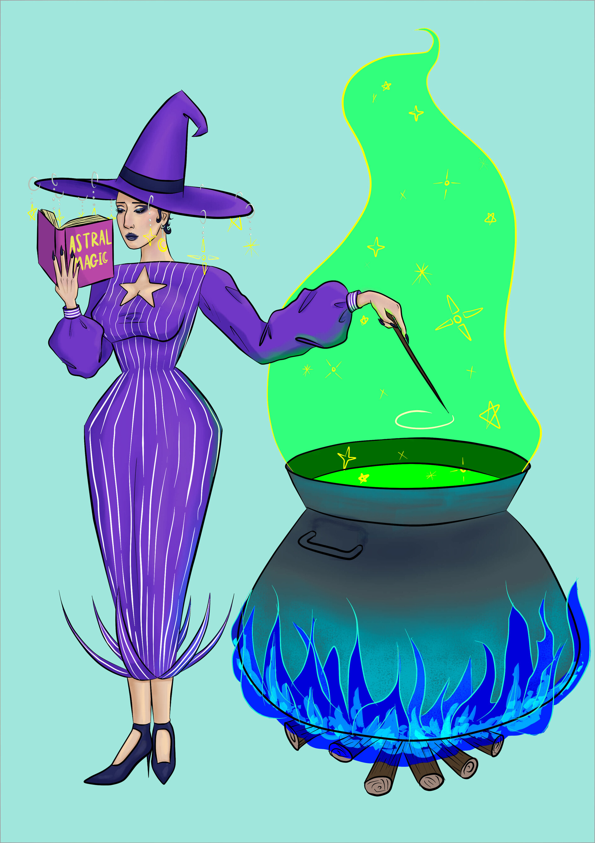 ArtStation - Astral witch