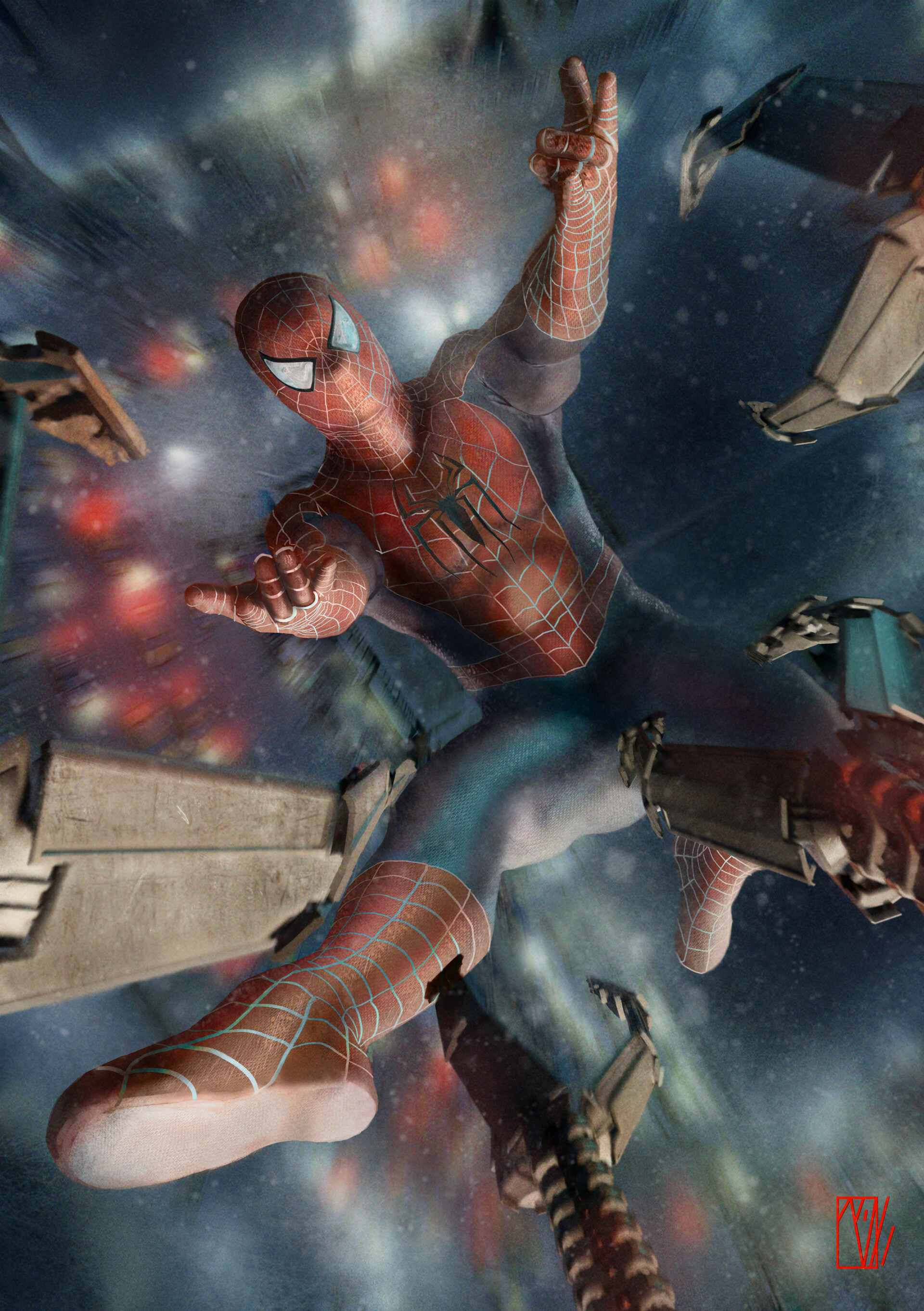 ArtStation - Tobey Maguire's spider man