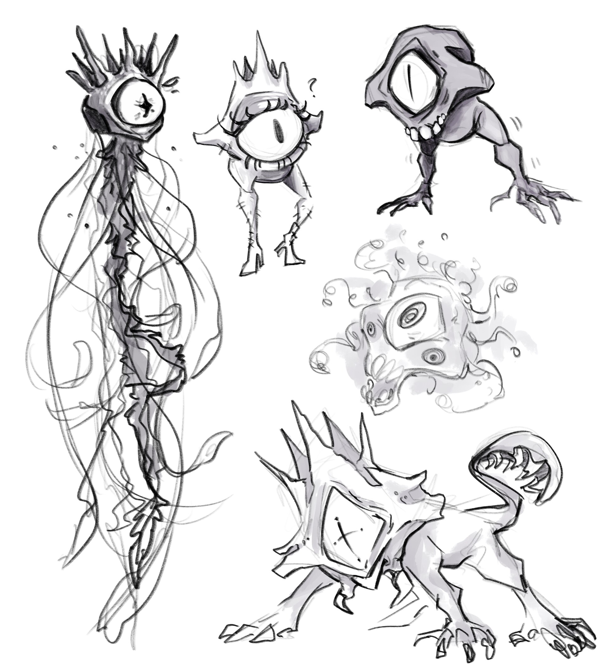 ArtStation - Creature sketches