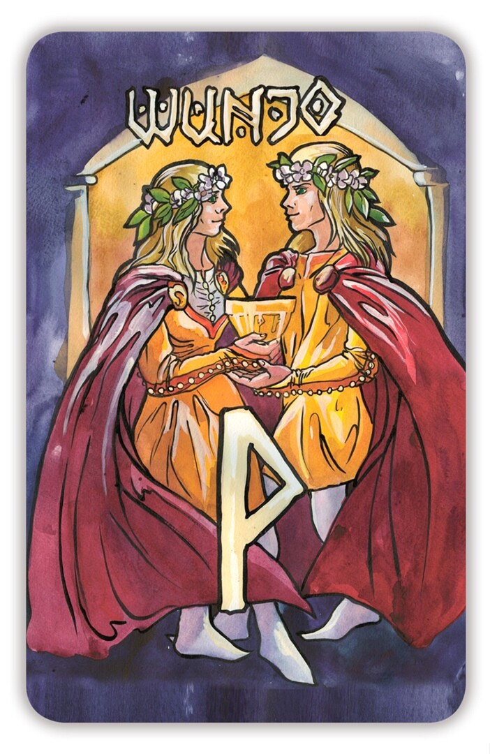 Кай Йара - Set of runic cards "Magic of green hills"