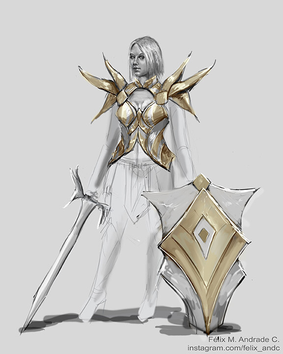 ArtStation - Valkyrie - wip