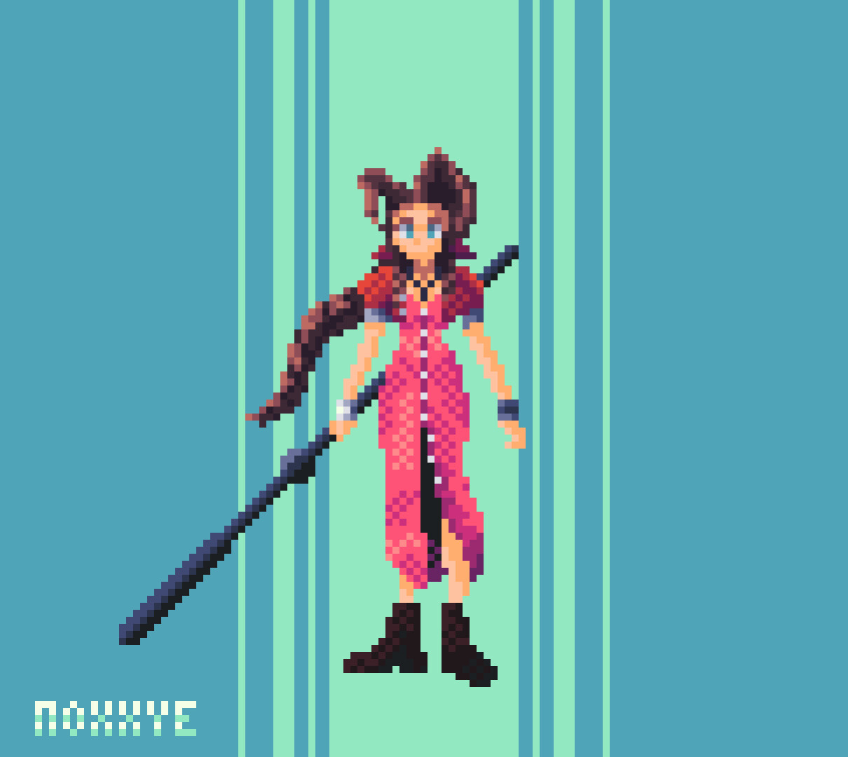 ArtStation - Final Fantasy 7 - Aerith