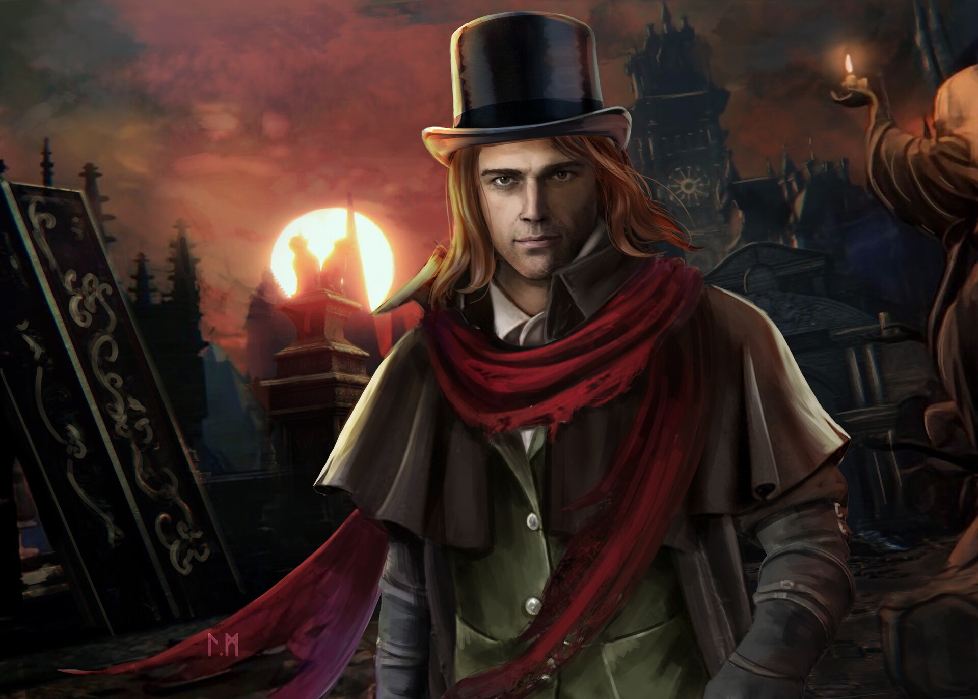 ArtStation - Bloodborne Fanart - Gehrman the first Hunter