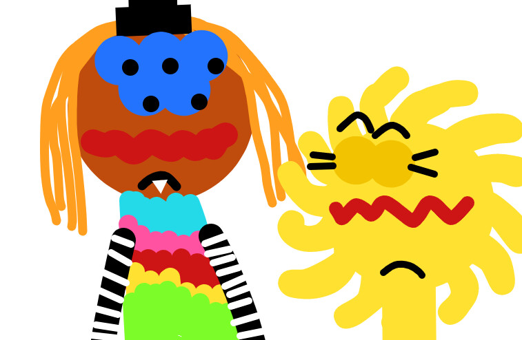 ArtStation - Squiggly Monster X Sun