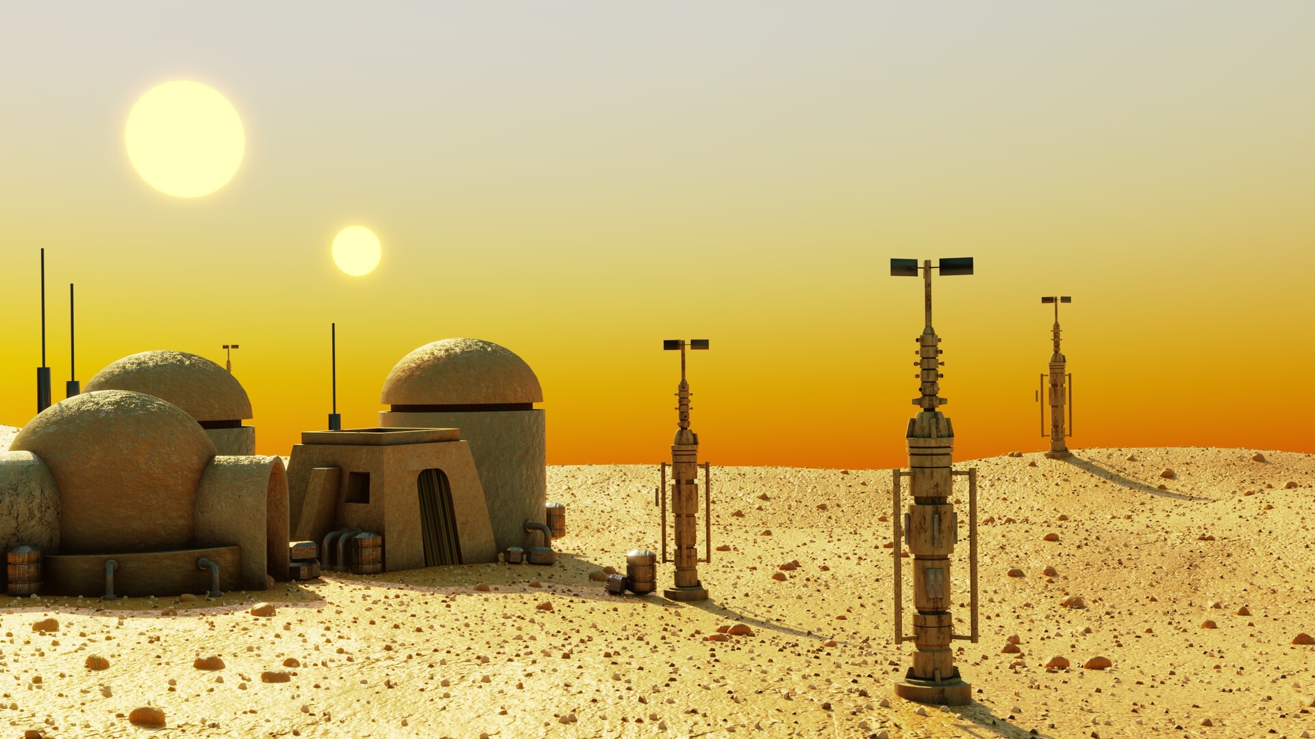 ArtStation - Tatooine Environment