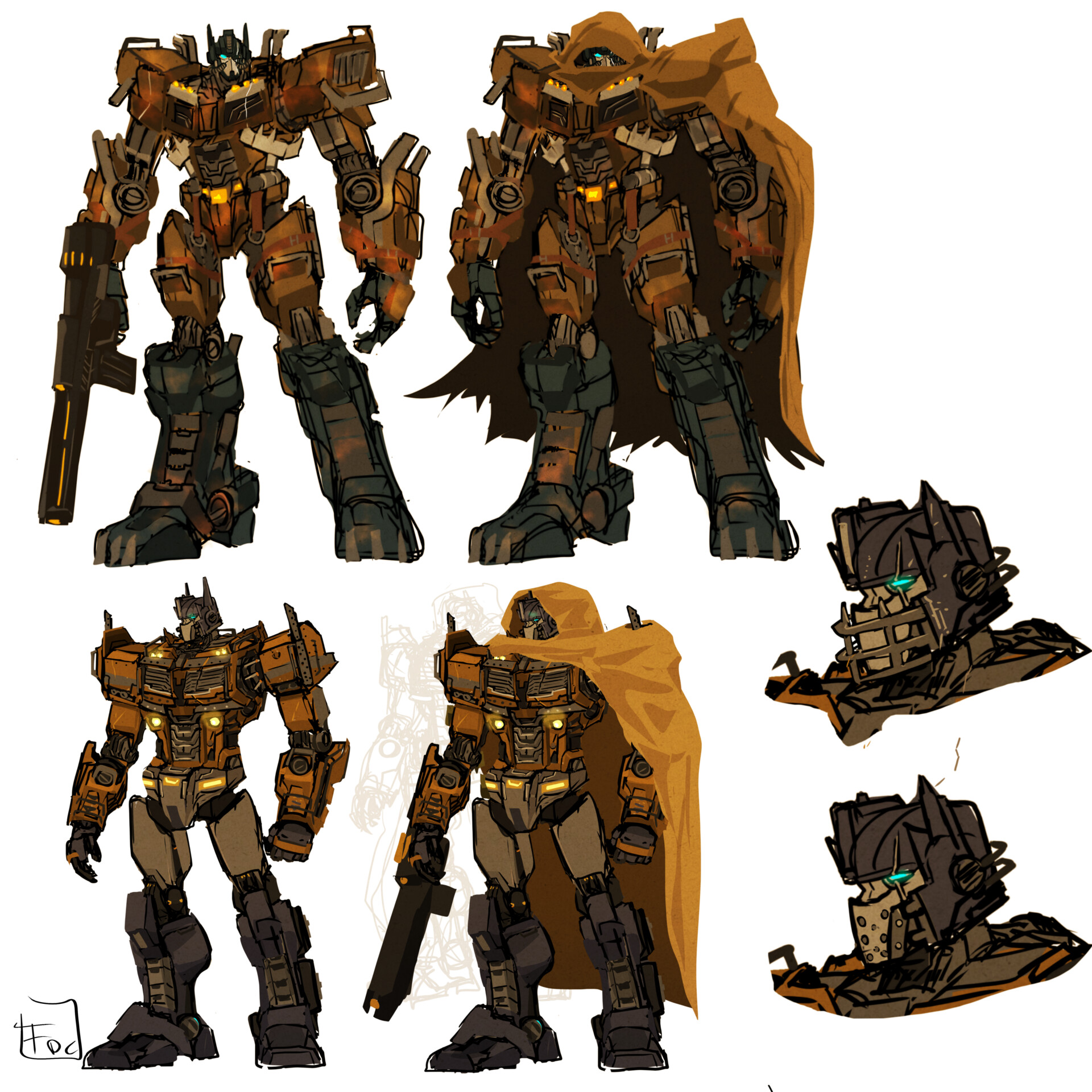 ArtStation - Wasteland Madmax Optimus prime