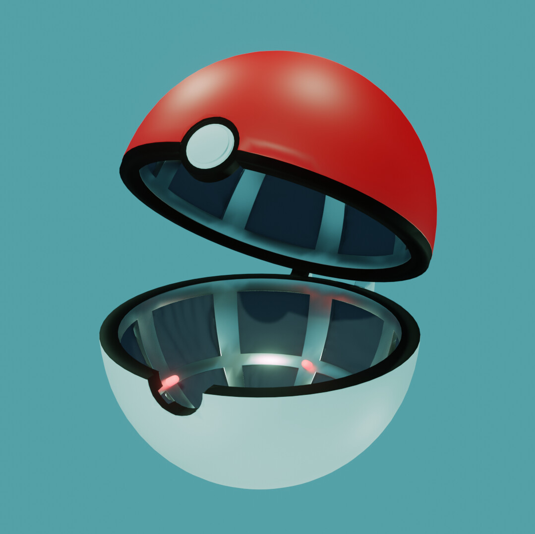 ArtStation - simple pokeball