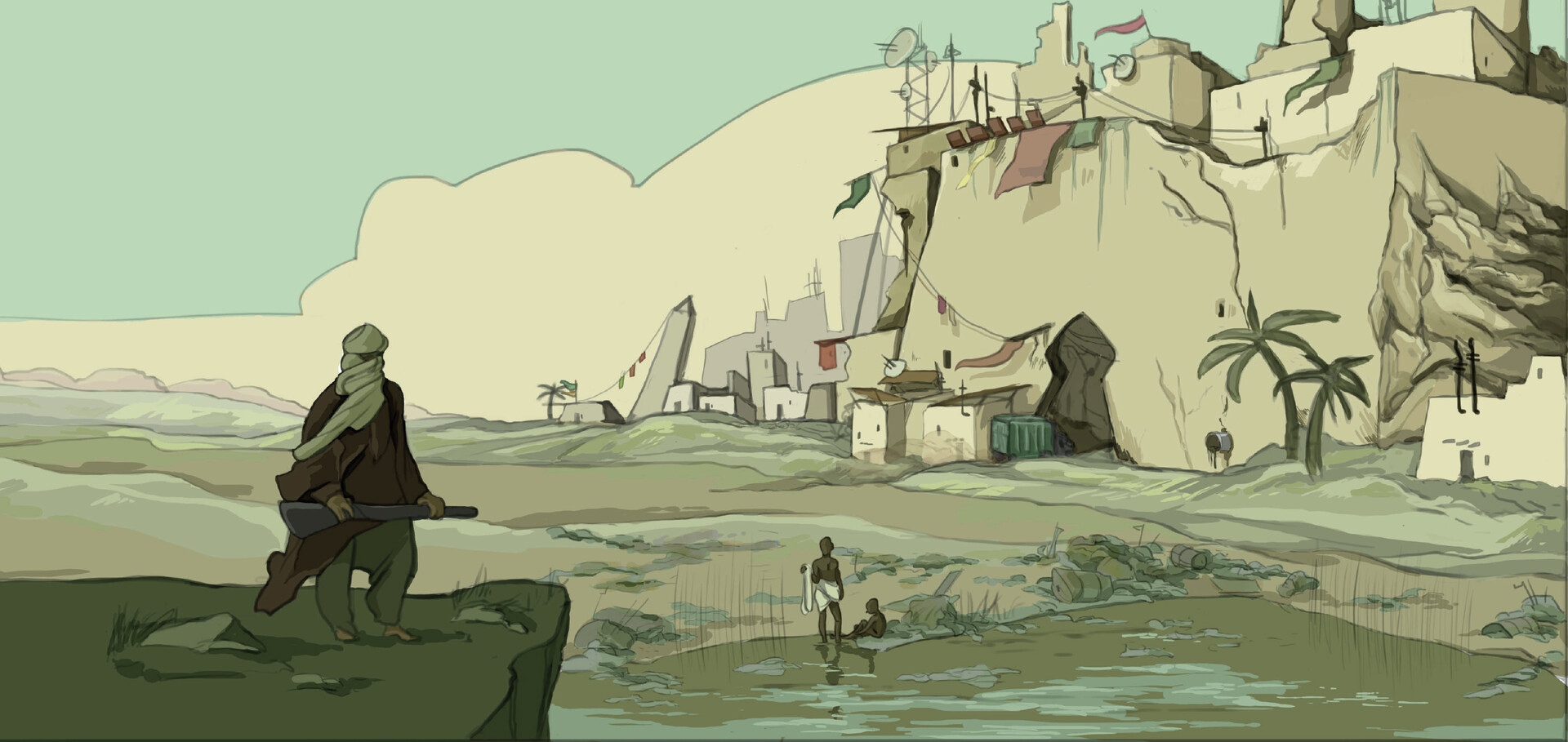 ArtStation - Post apocalyptique Egypt