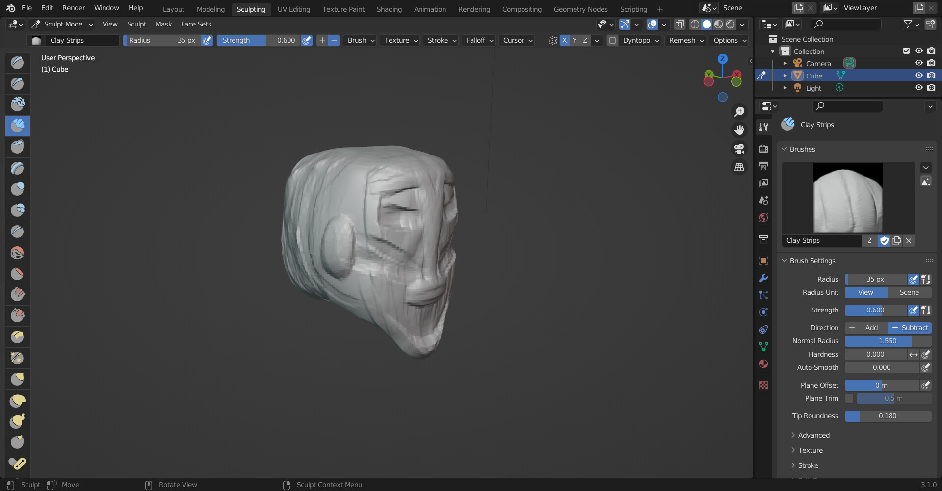 ArtStation - Blender face