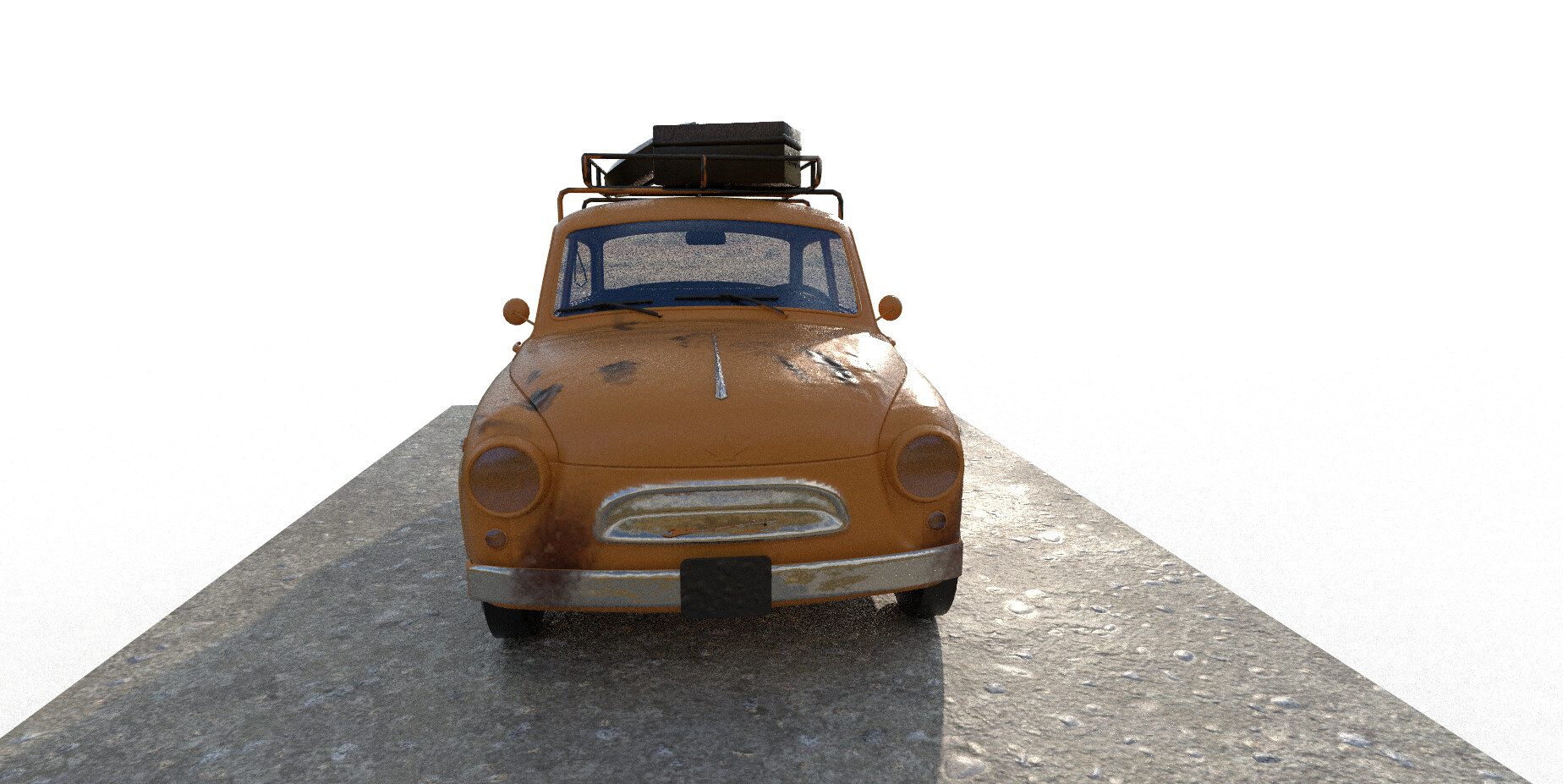 ArtStation - Car Texturing Front View
