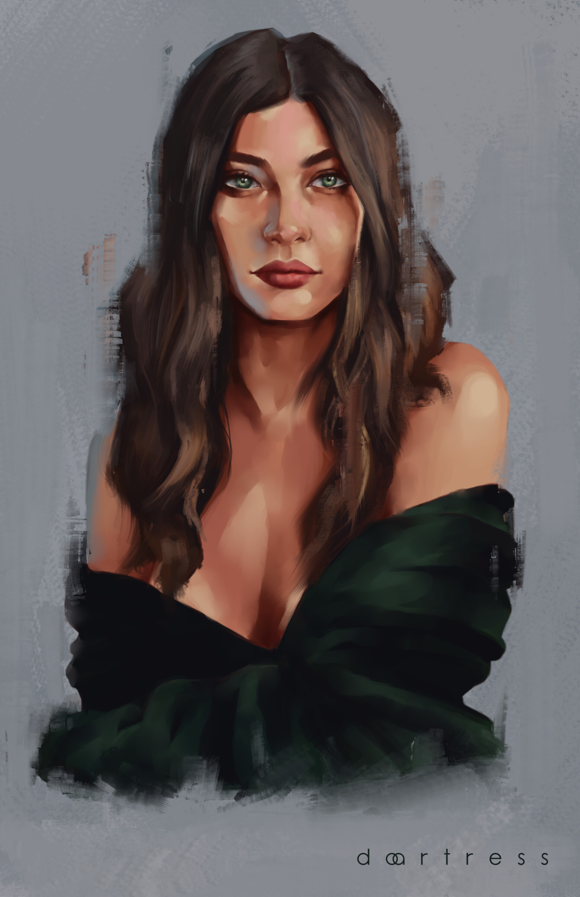 ArtStation - Woman Portrait Study