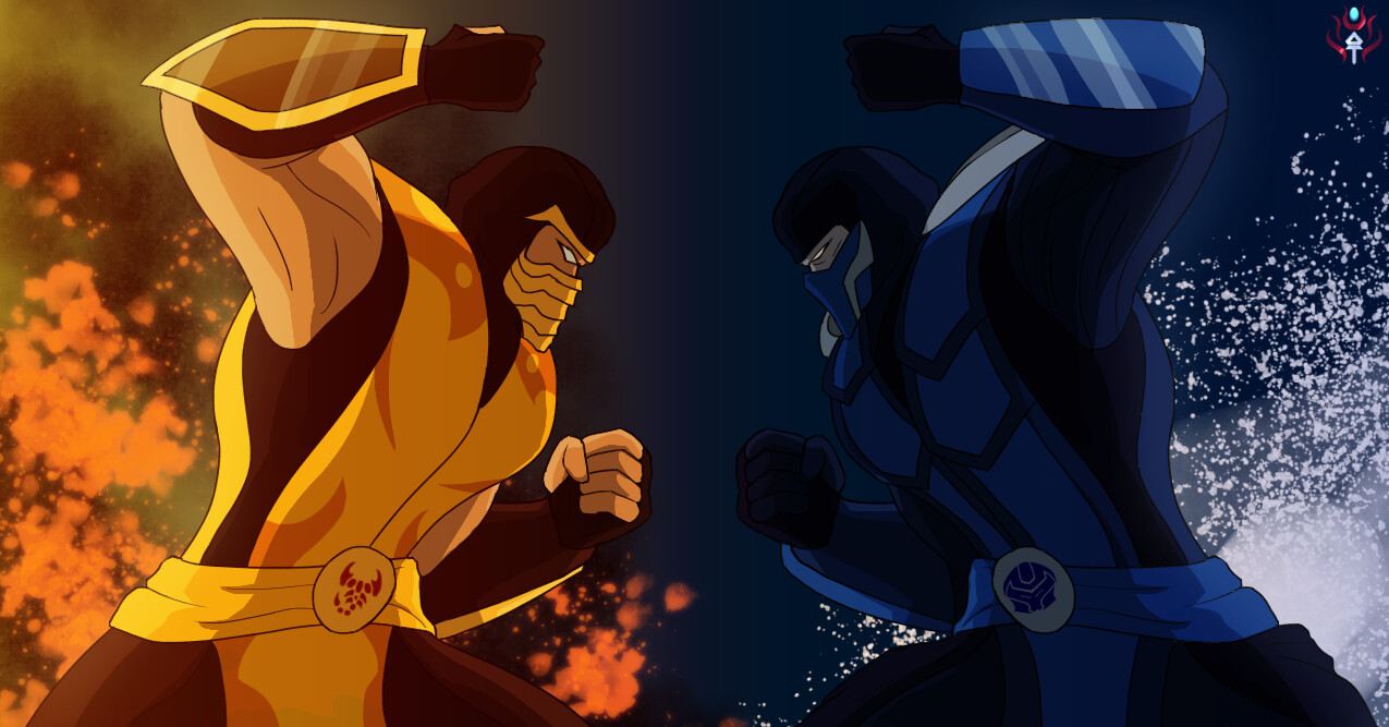 ArtStation - Megatronic Legacy (Clans of Conflict): Scorpion Vs. Sub Zero