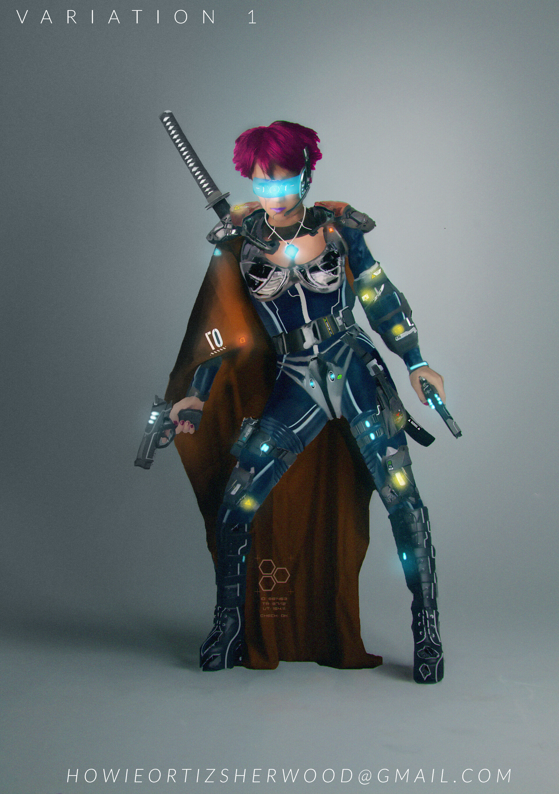ArtStation - Cyberpunk Character Variation Concepts
