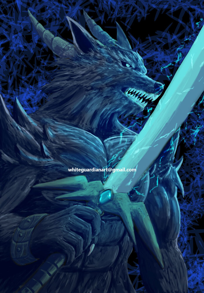 ArtStation - Wolf and Sword