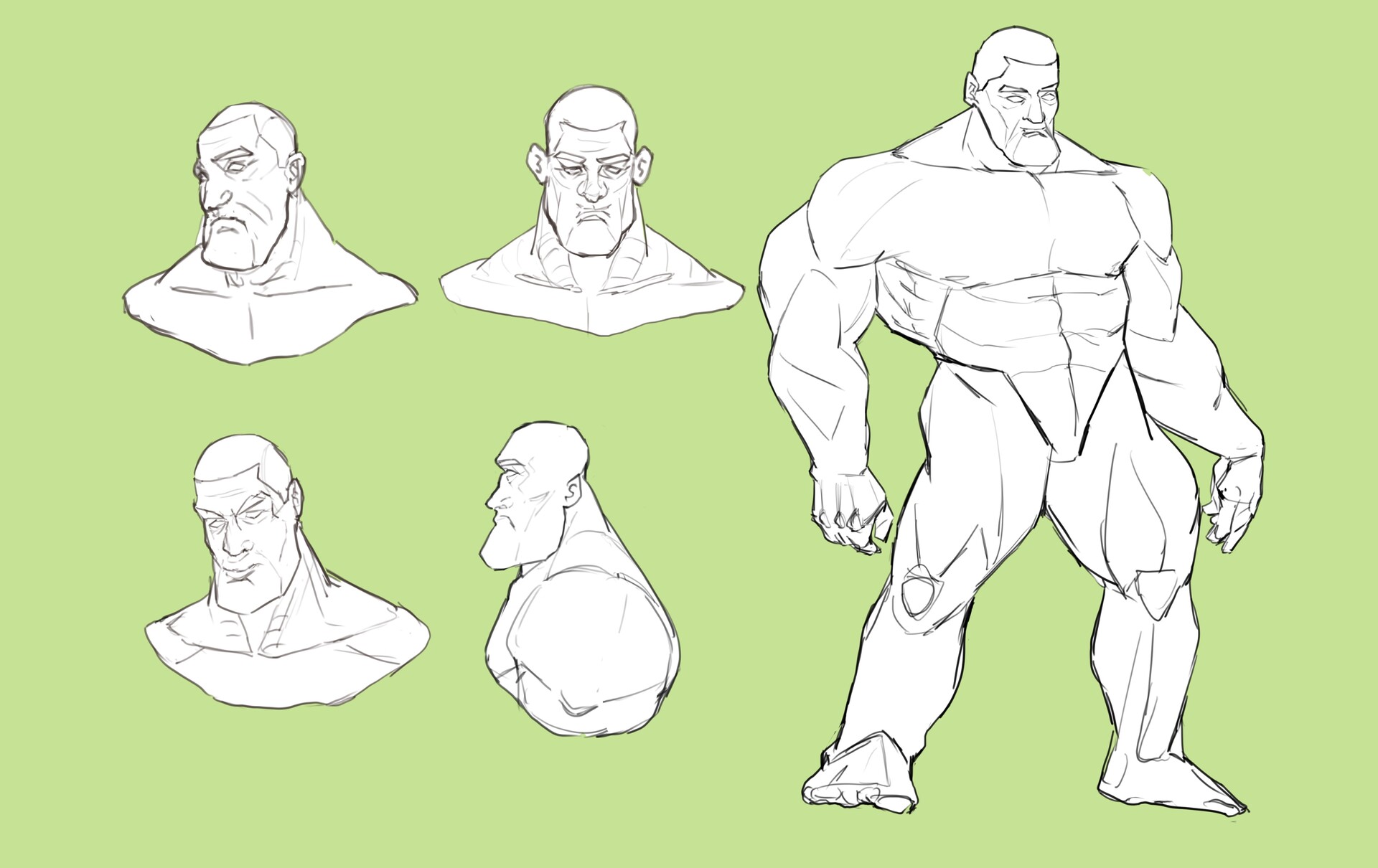 ArtStation - Body sketch