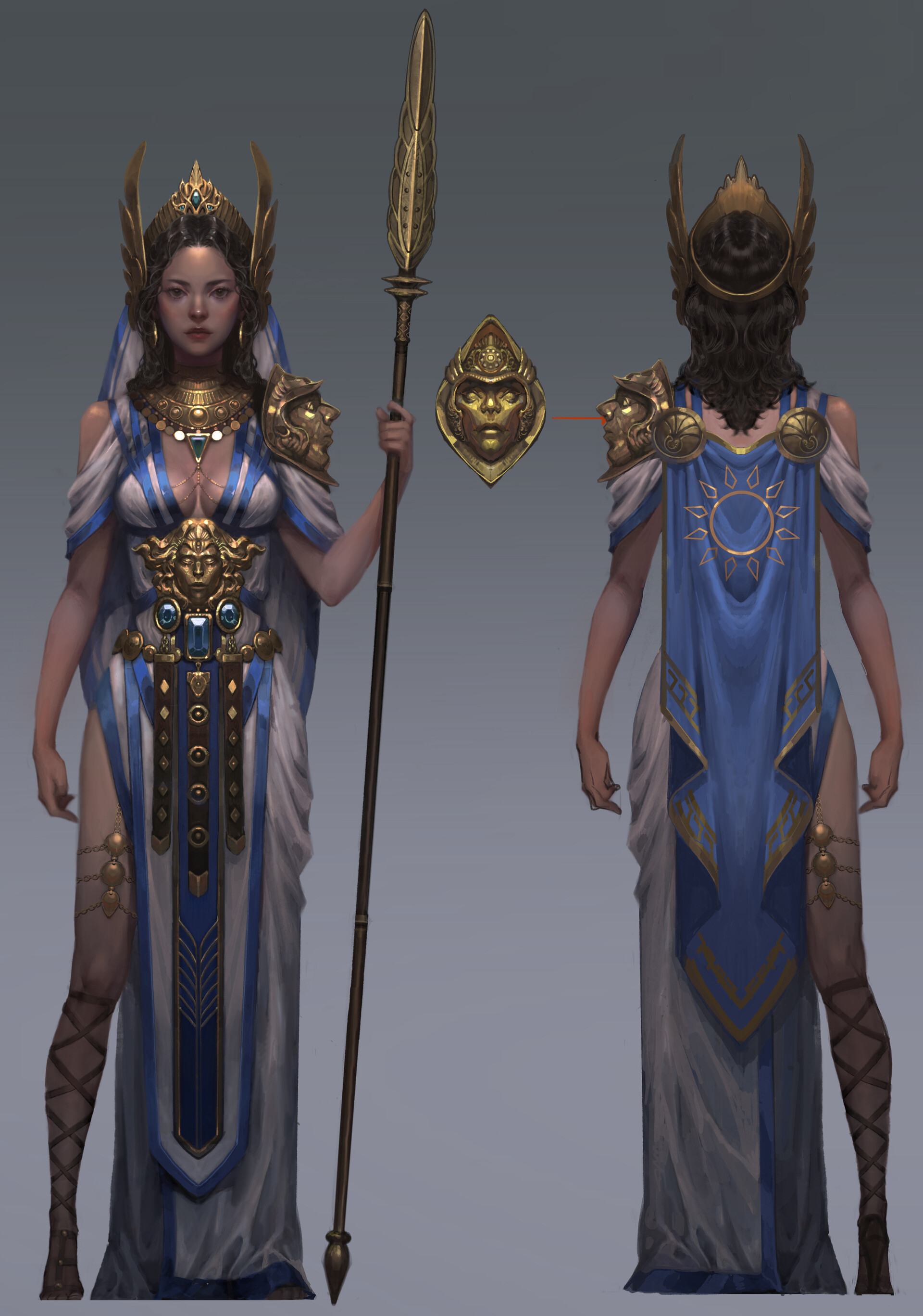 ArtStation - Greek dress costumes