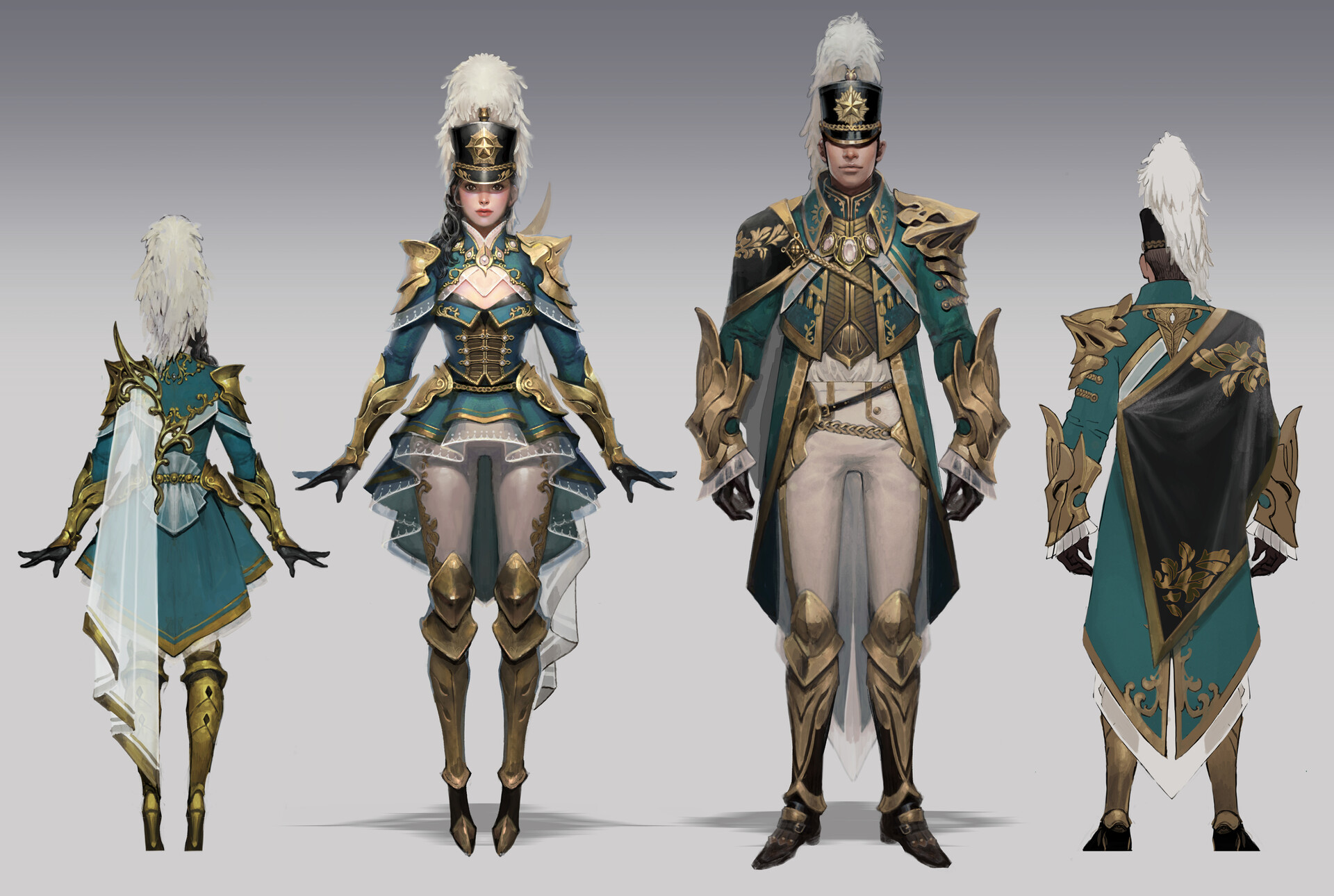 ArtStation - Darkness Risese _ Marching band costumes