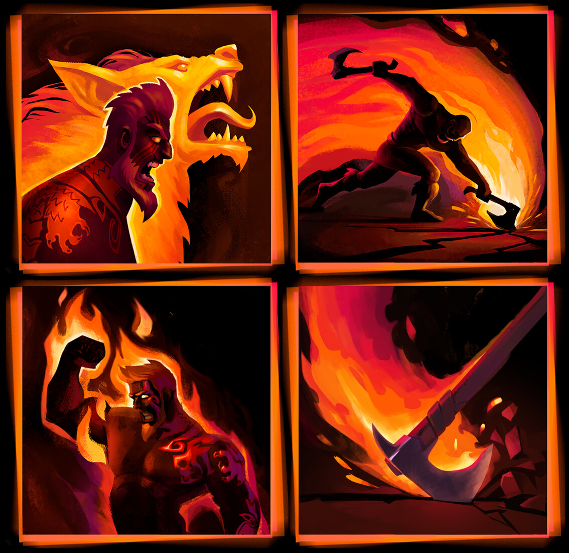 Kirill Plotnikov - Berserker icons for CRPG