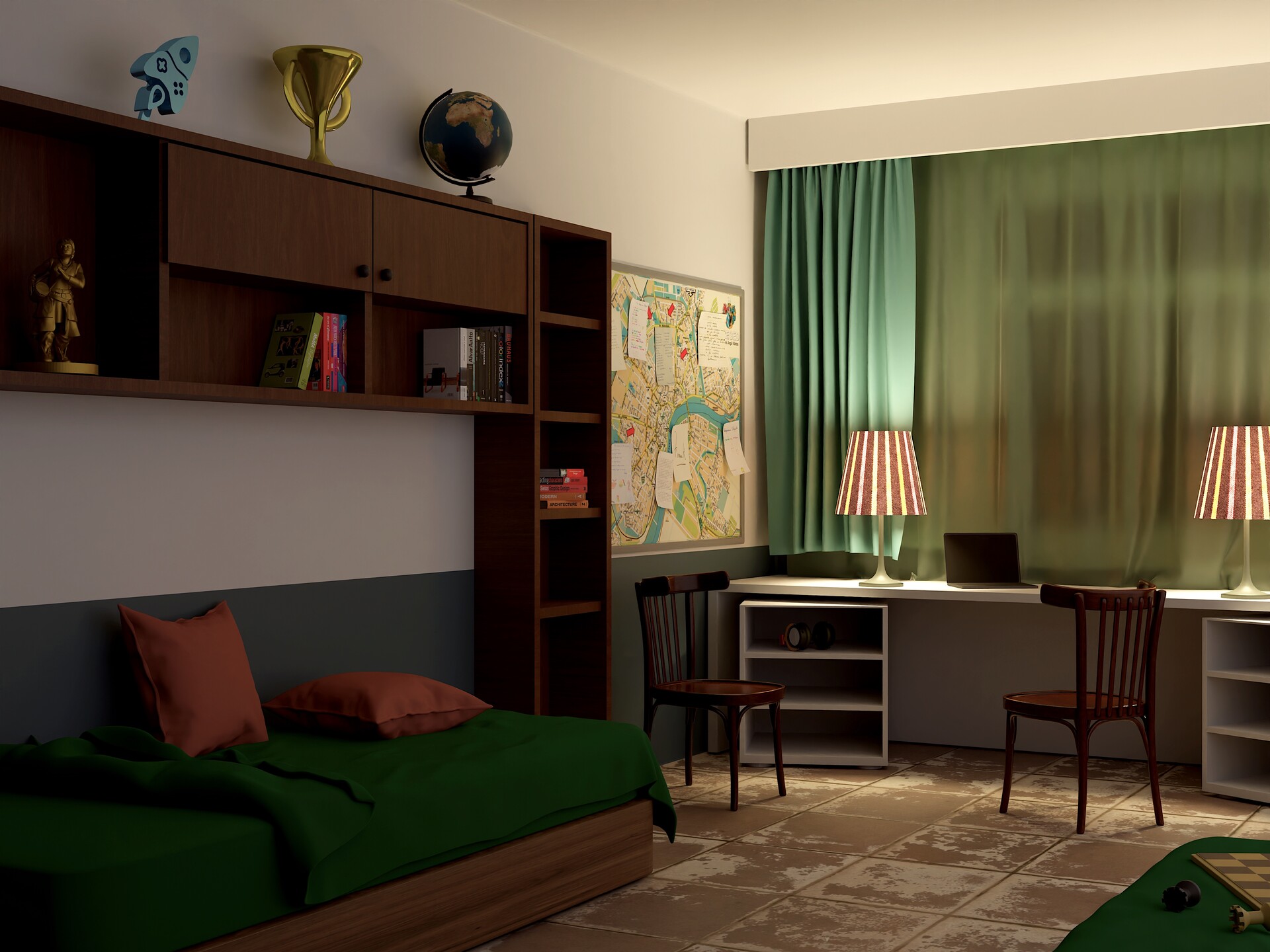 ArtStation - Student dorm room