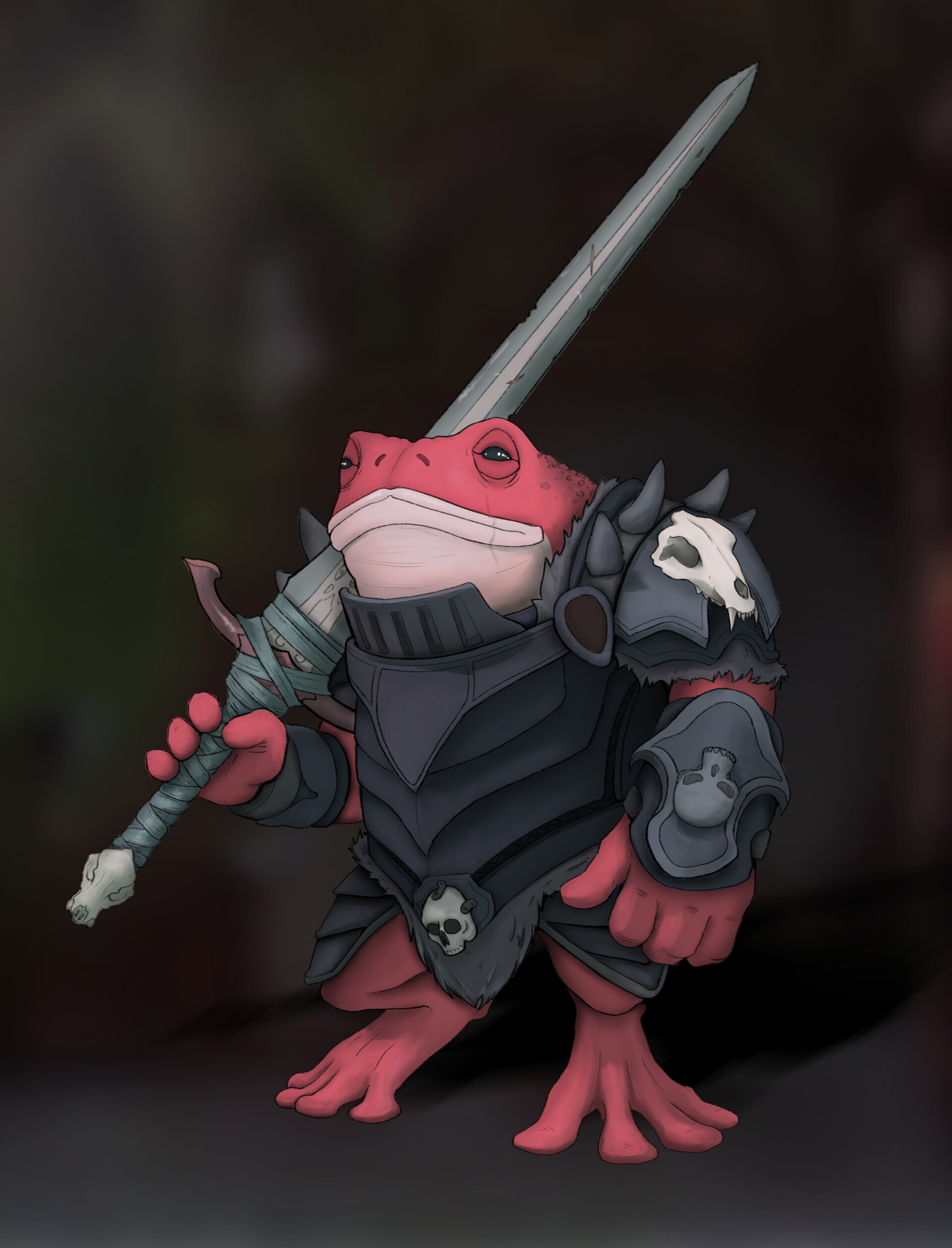 ArtStation - Frog knight