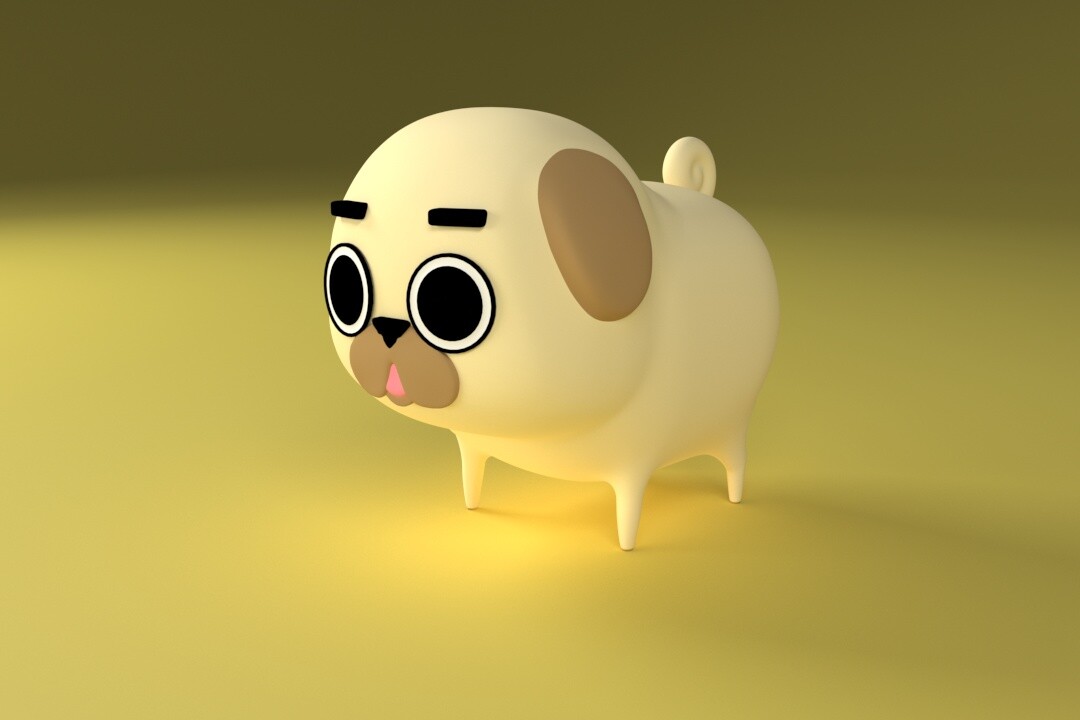 ArtStation - Puglie pug