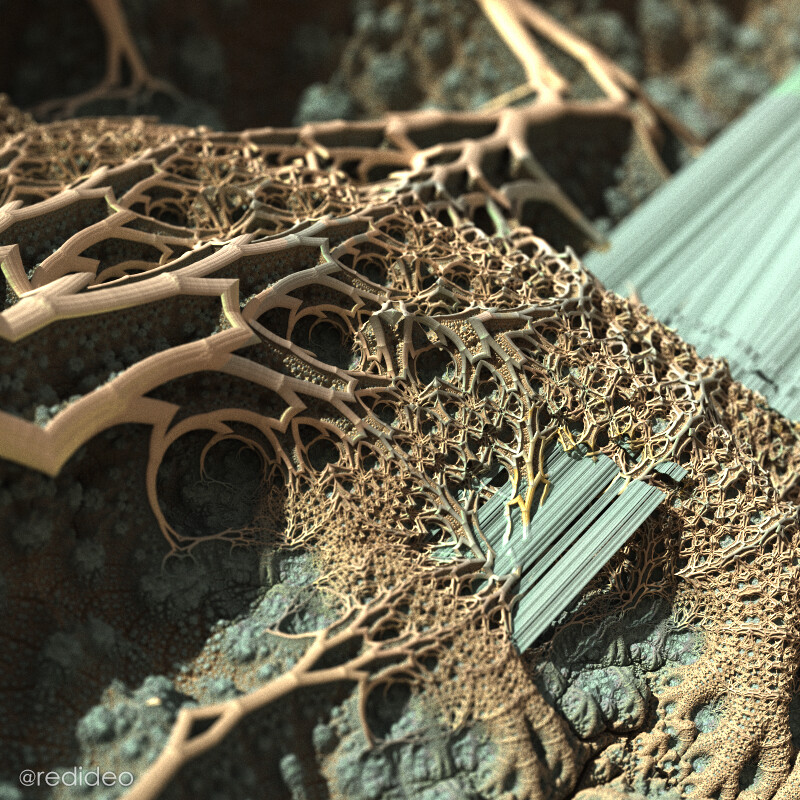 Redideo - "Is This Real Life?" 3D Fractal Art