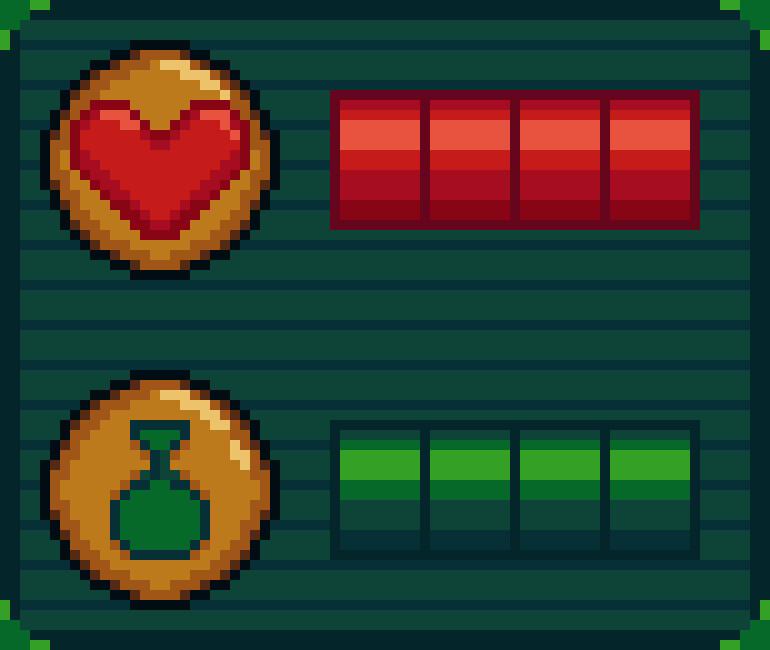 ArtStation - Mobile Game UI Pixel Art Animation