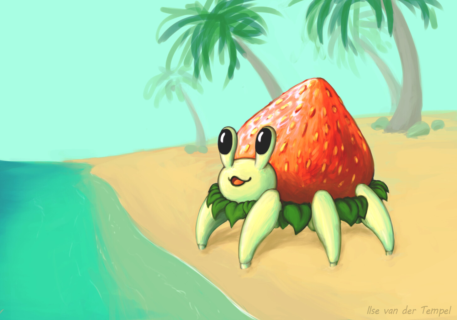 ArtStation - strawberry crab creature