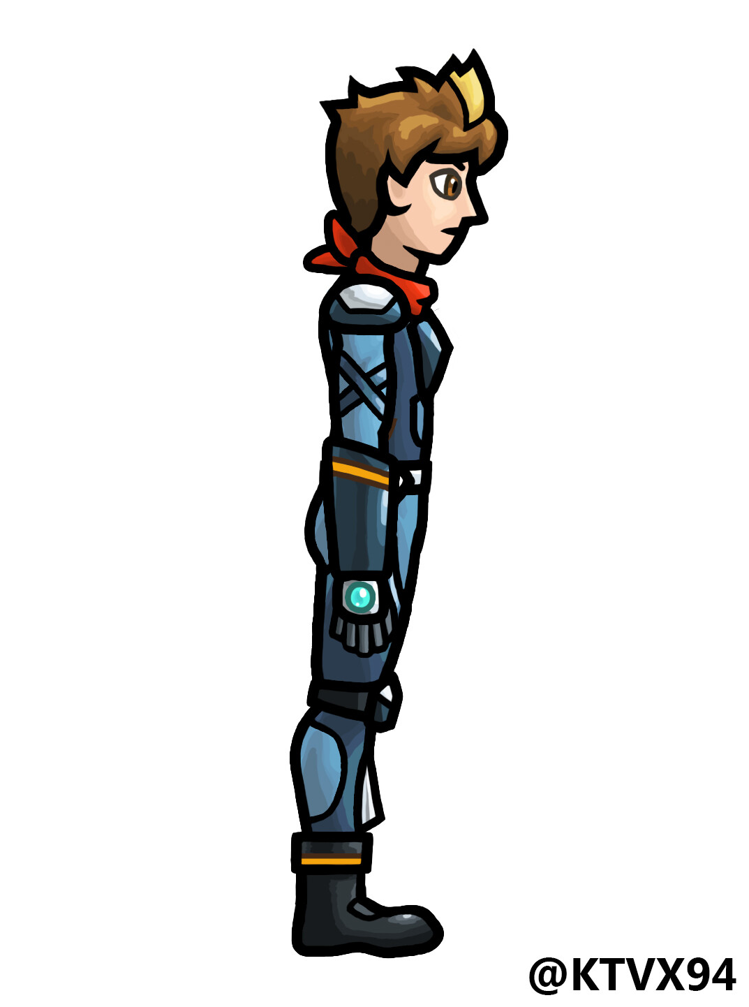 ArtStation - Project Proxy - Main Character (Character Design and ...