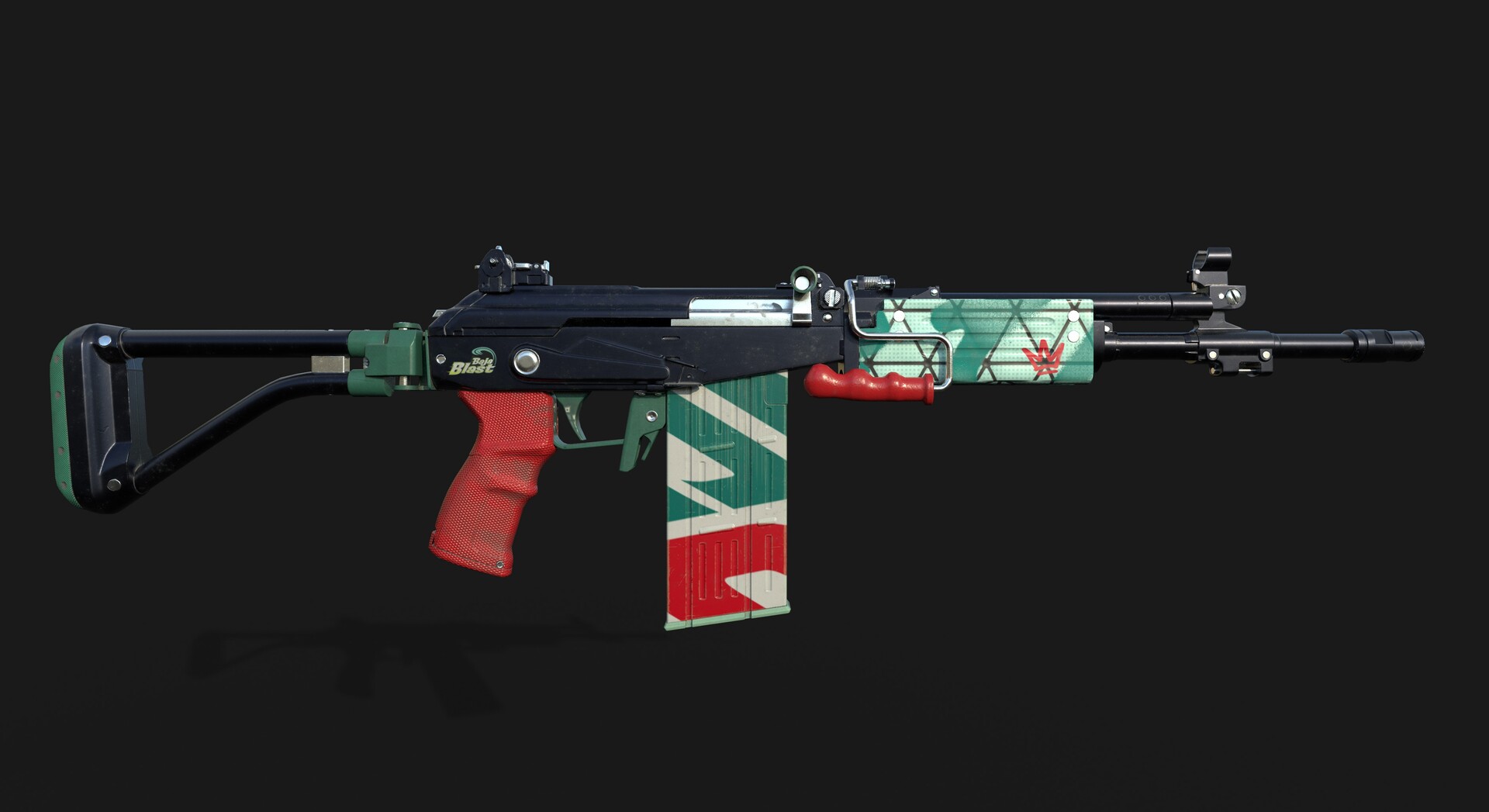 ArtStation - INSAS Rifle Material - Baja Blaster