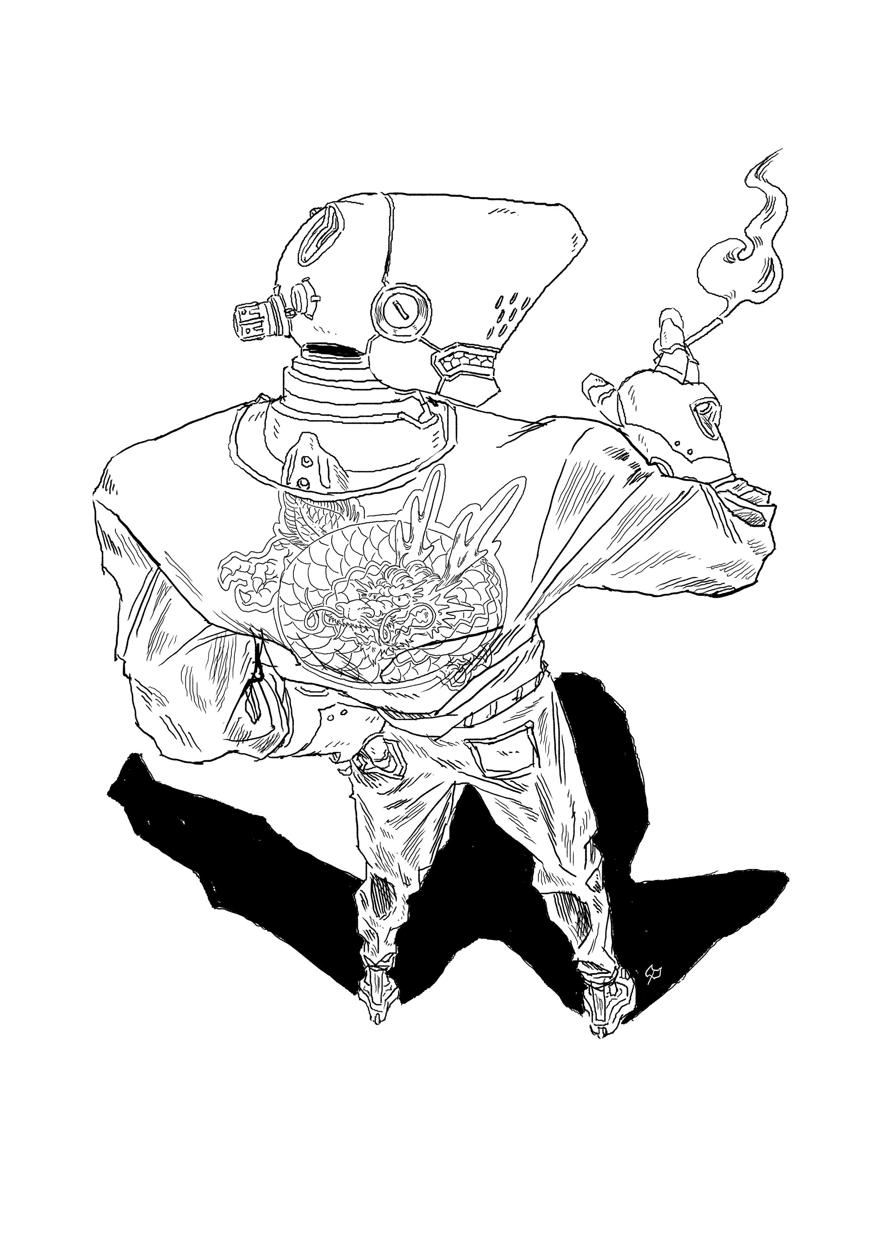 ArtStation - The Leader of The Synthetic Gang