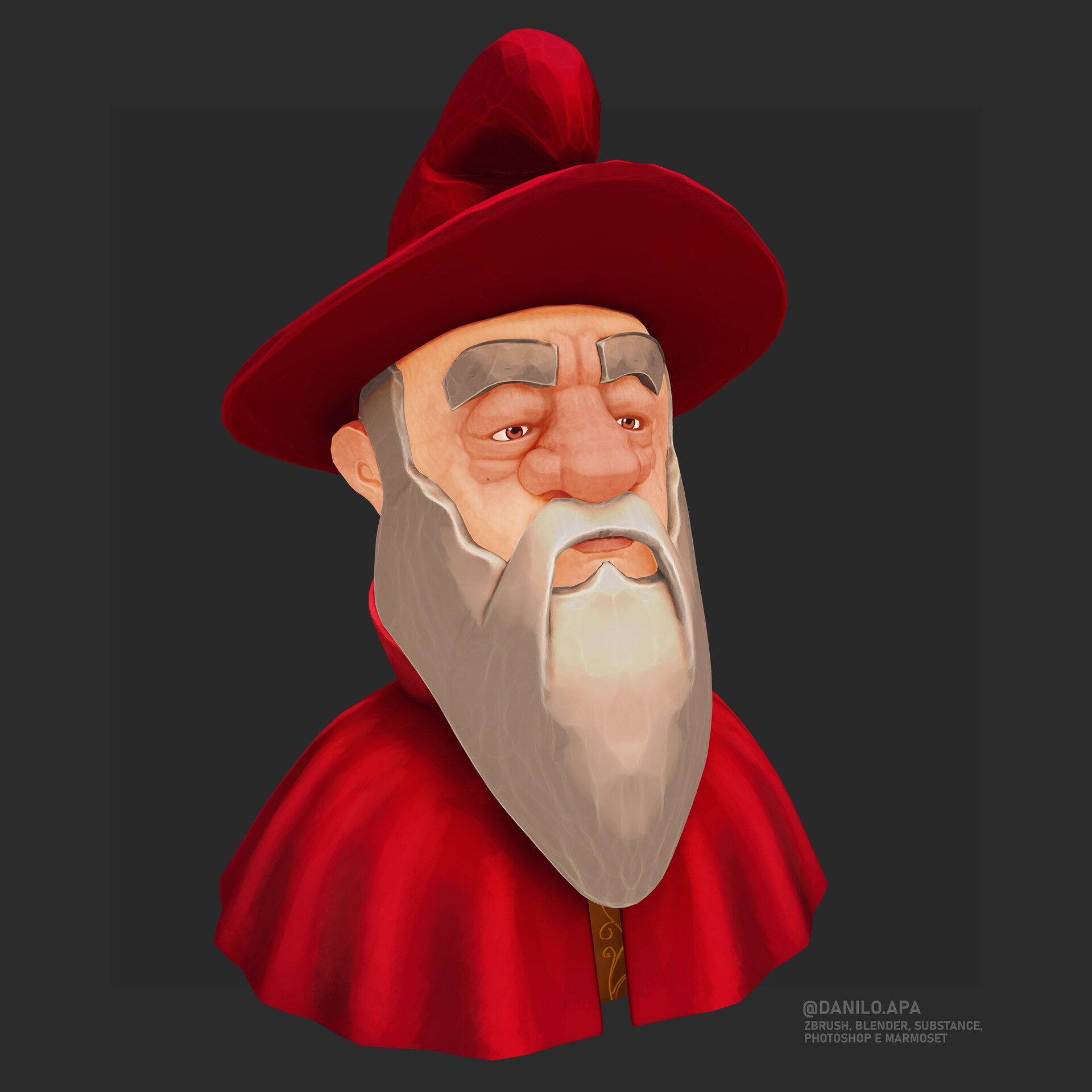 ArtStation - Red Wizard